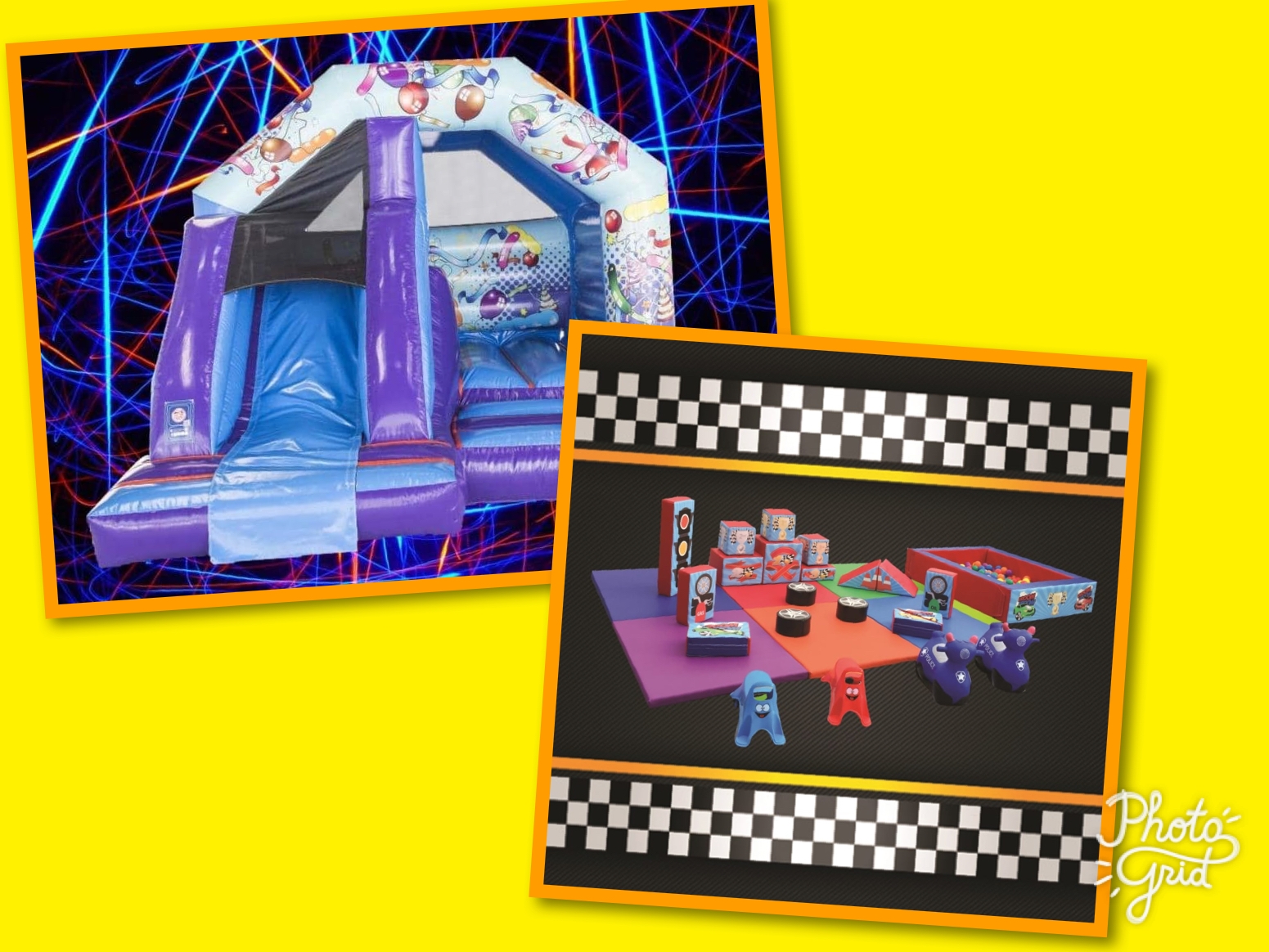Soft play & bouncy castle with slide hire Rotherham, Sheffield