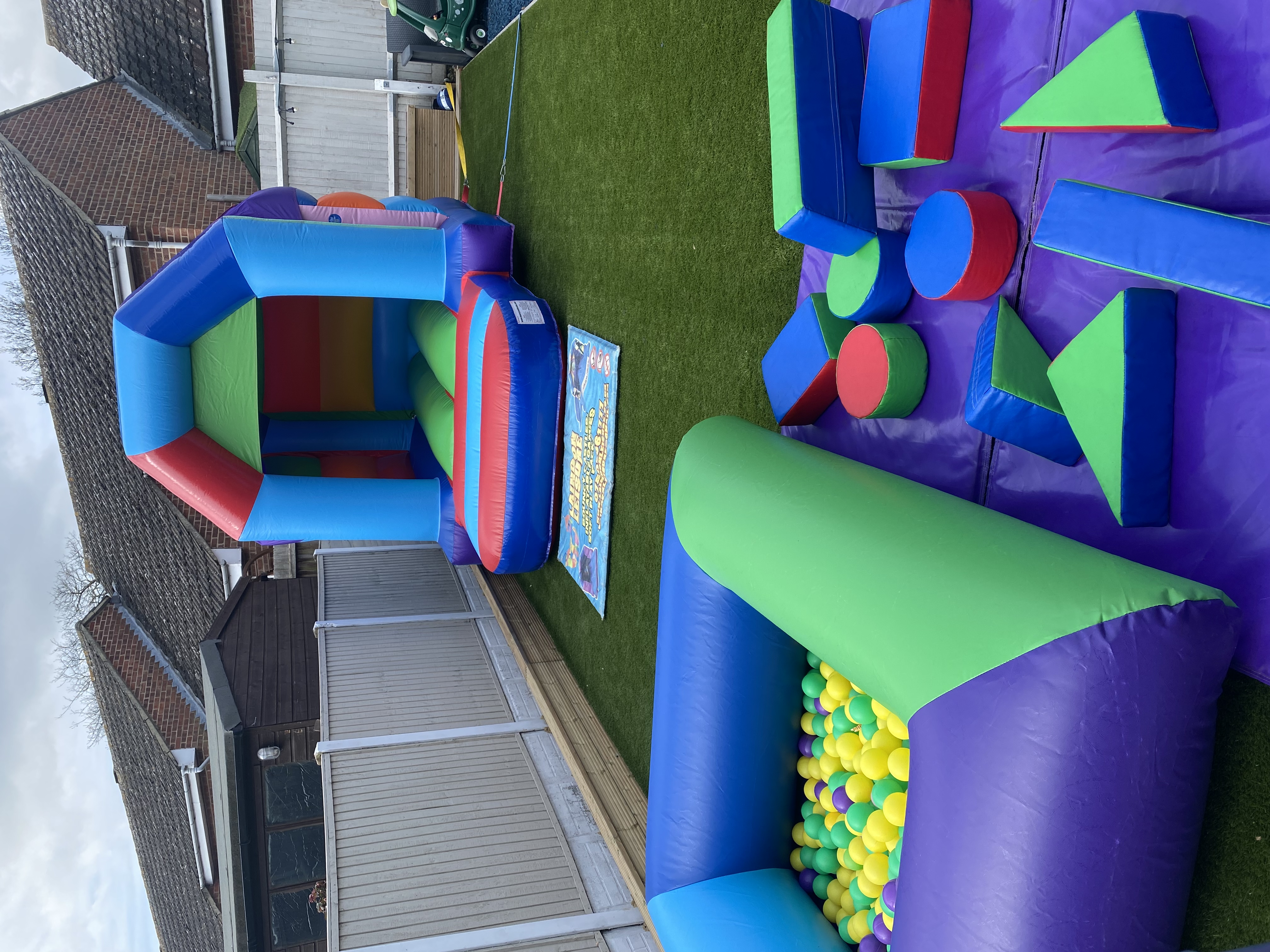 Rainbow Theme - Bouncy Castle Hire in Laindon, Basildon, Billericay ...