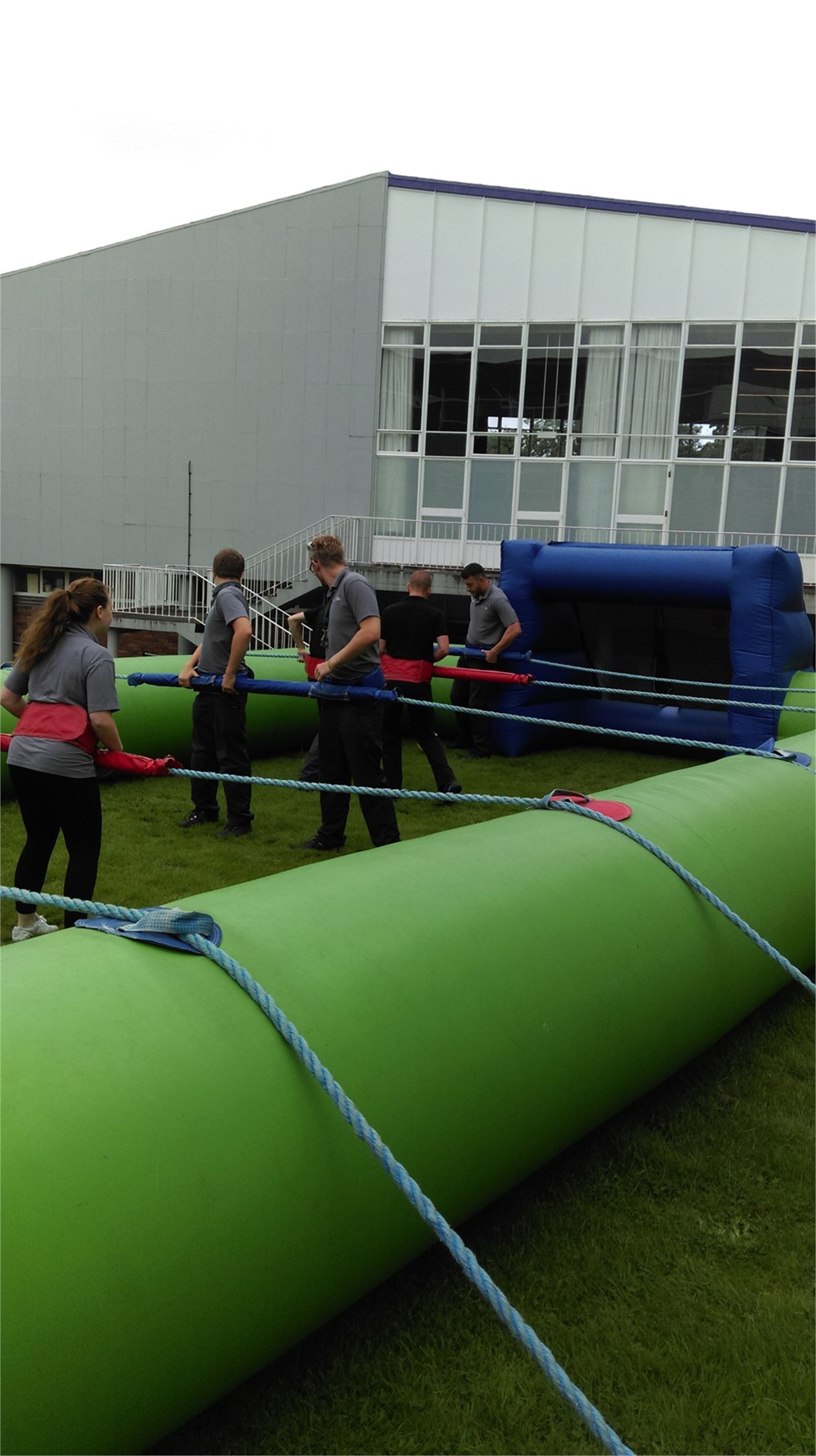 Human table football game