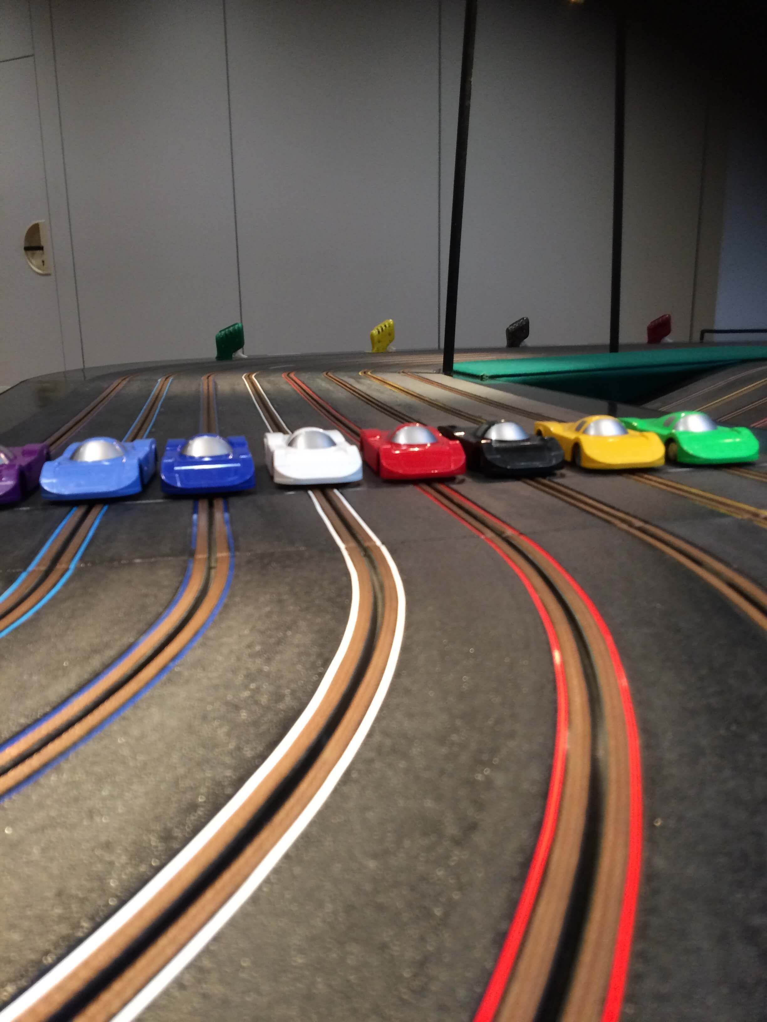 Scalextric 6 Lane race track - Corporate entertainment and games hire ...