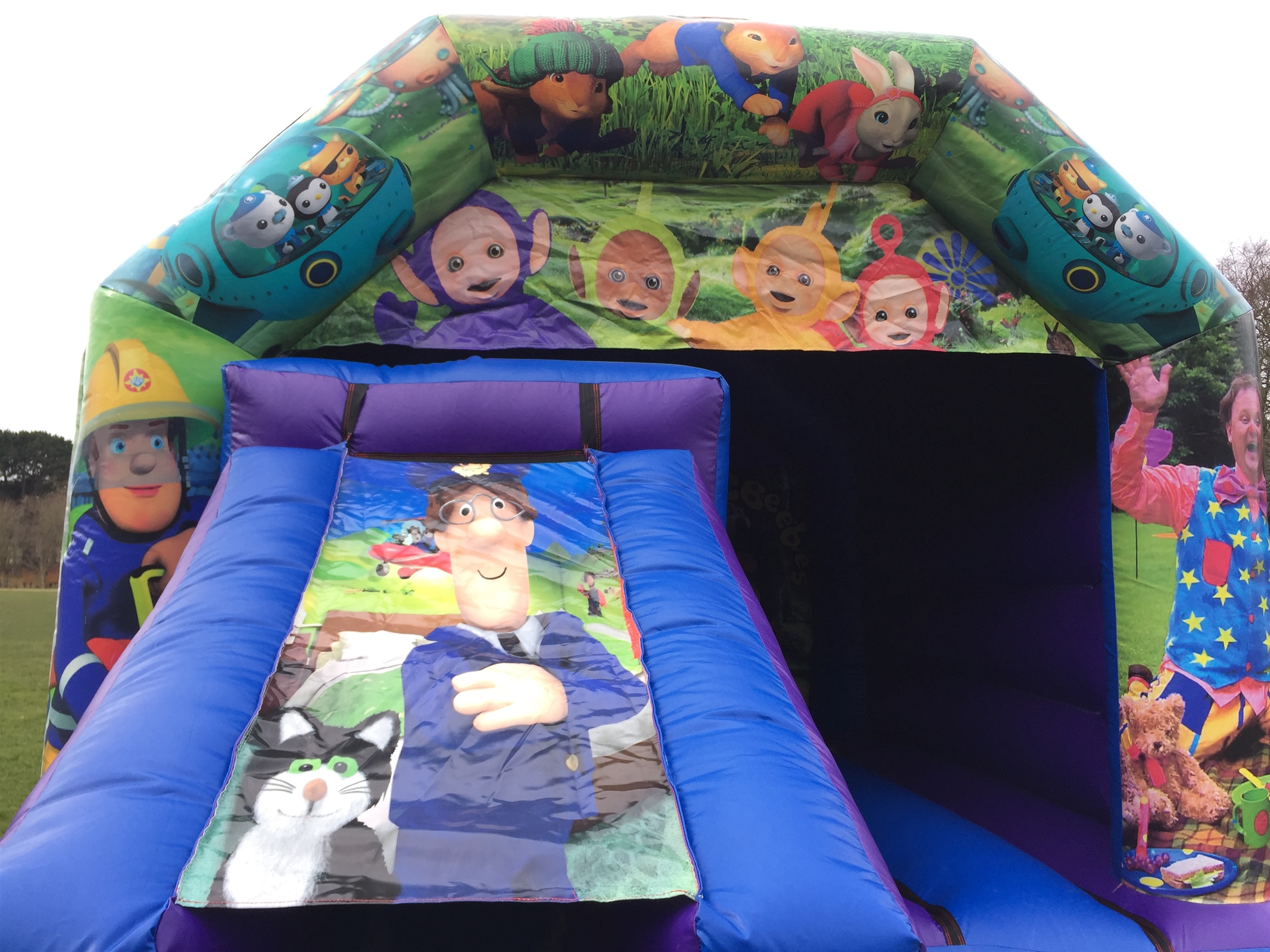 Cbeebies Slide Bouncer 12ft x 17ft - Bouncy Castle Hire in Liverpool ...