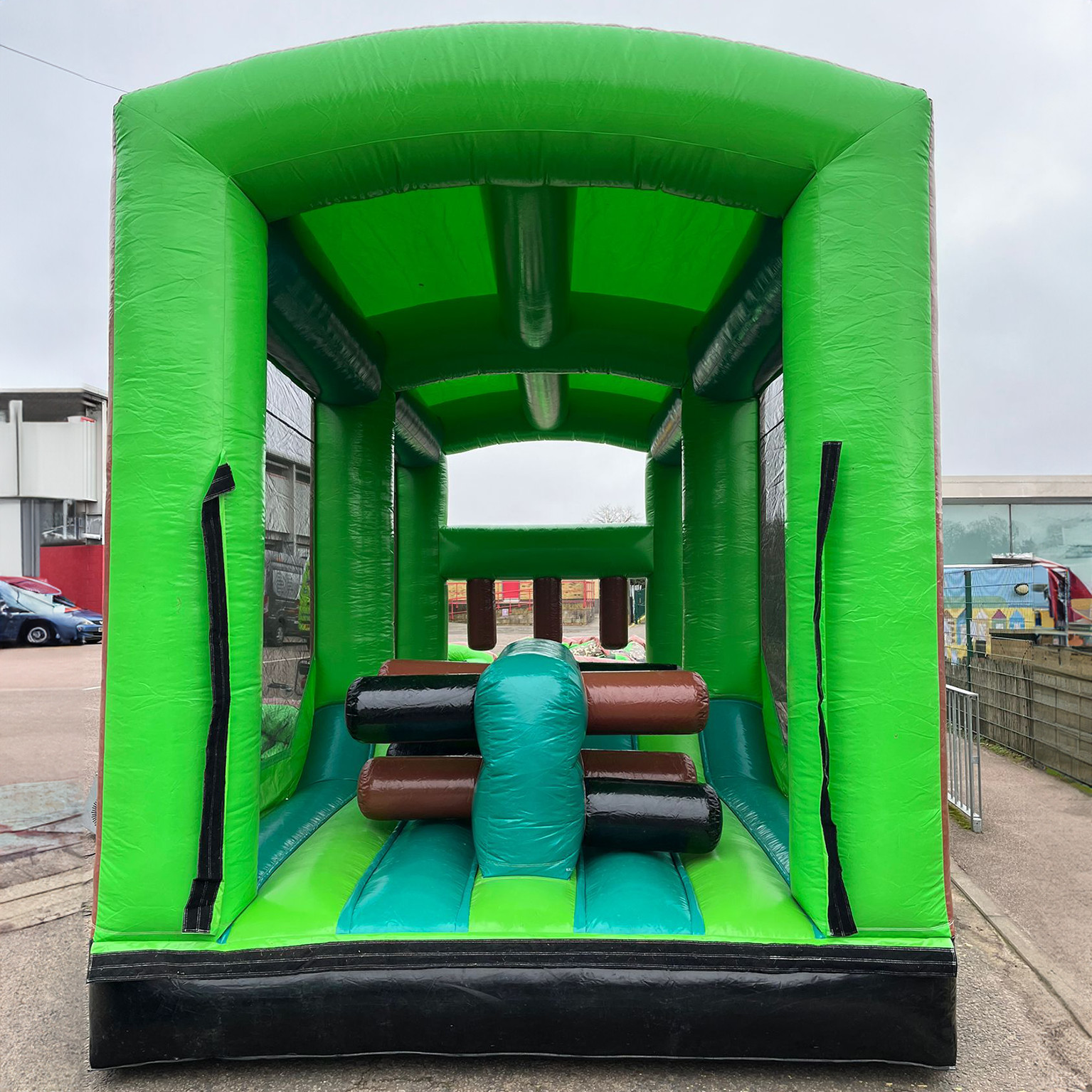 100ft 4 Piece inflatable 100ft Army Assault Course - Inflatable, Bouncy ...