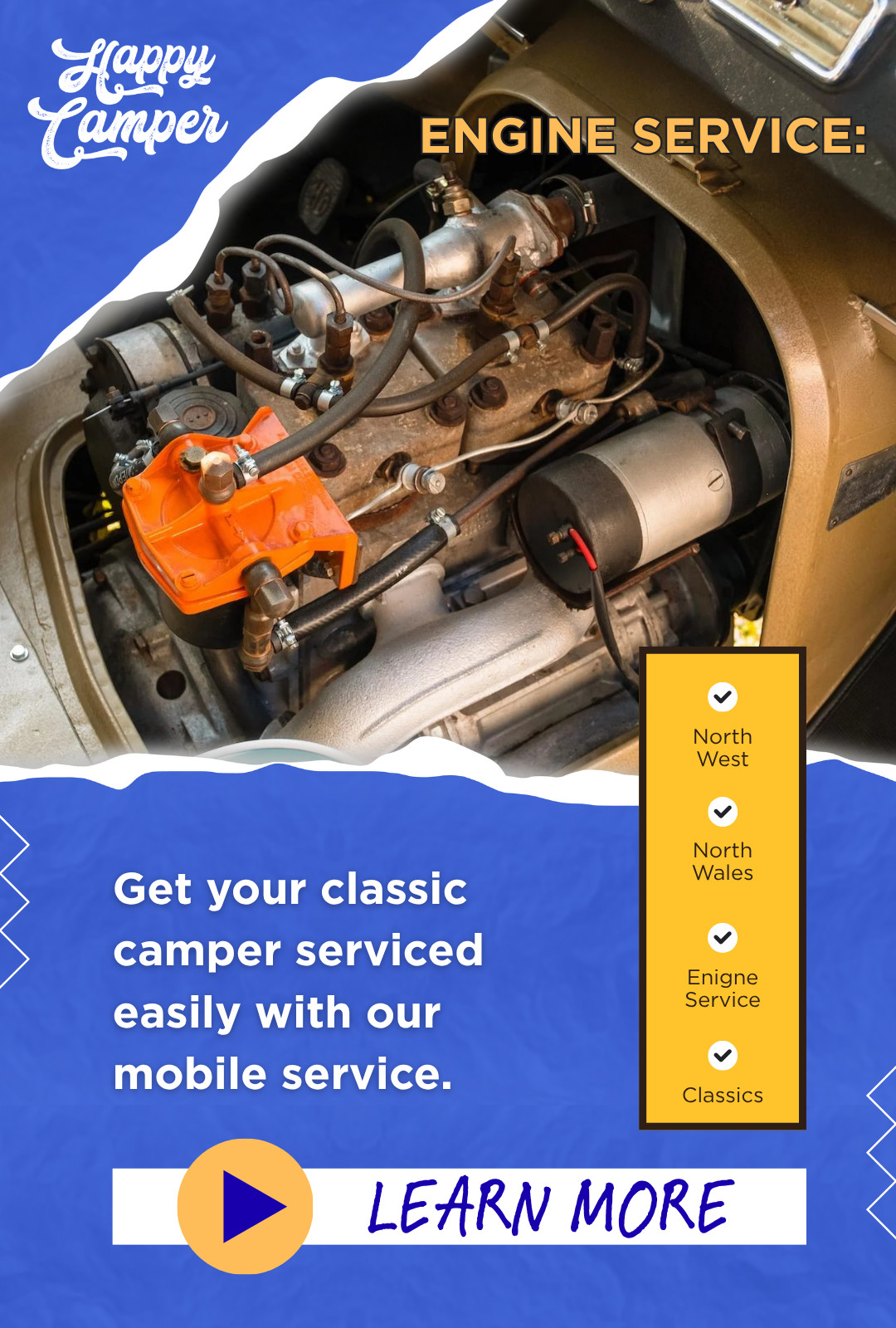 Classic Camper Engine Service - Motorhome & Caravan Repairs & Servicing ...