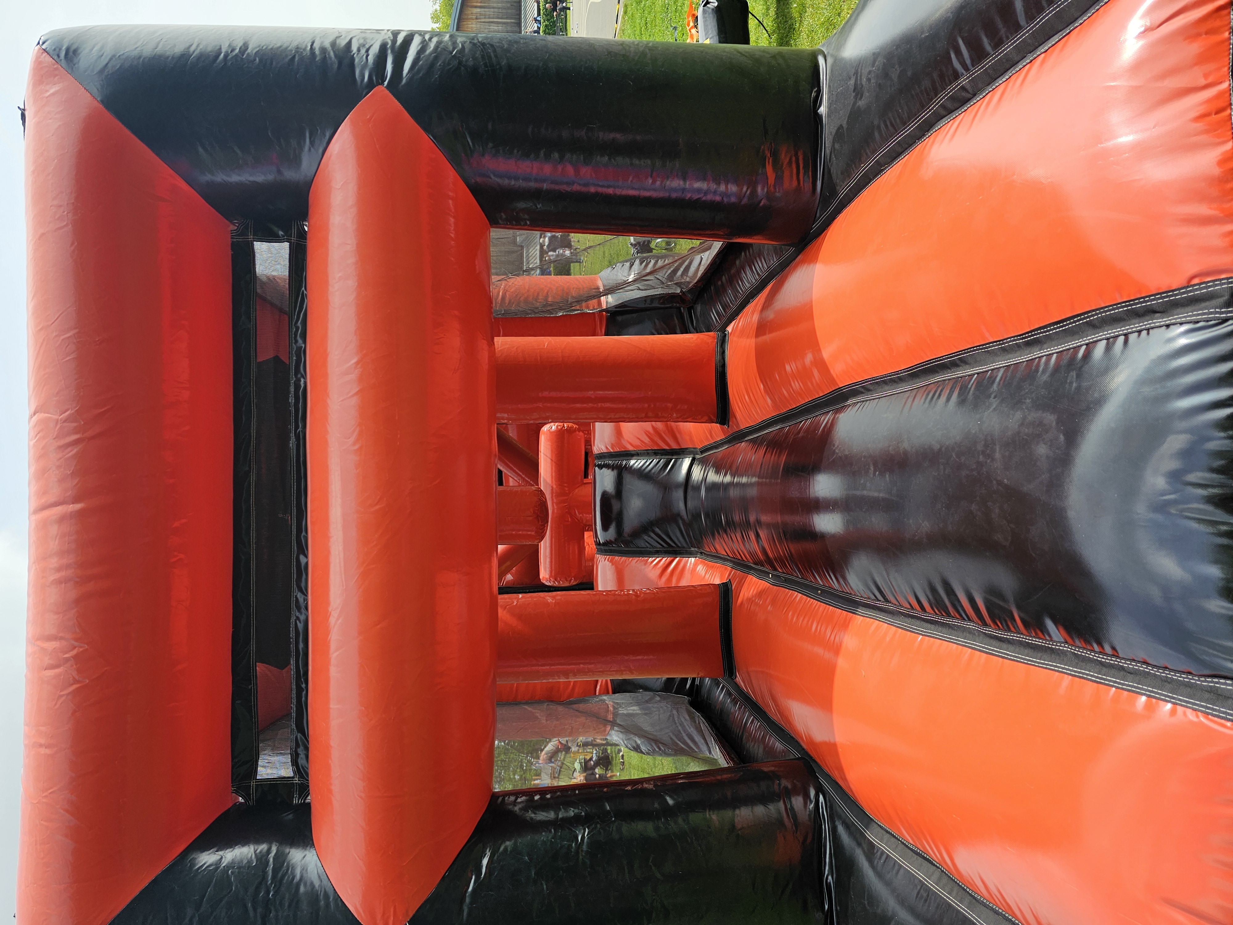 Extreme 50ft assault course - Bouncy Castle Hire, Slides, Rodeo bull ...