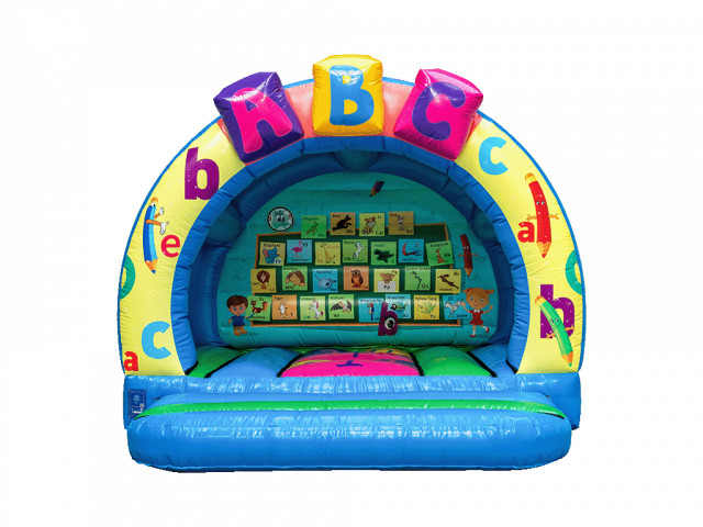 Bounce Back Castles | ABC Curved Bouncy Castle