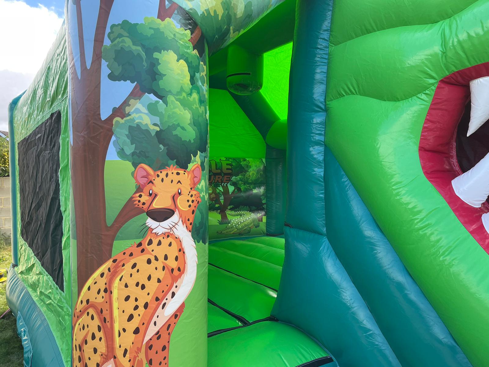Jungle Adventure Bounce & Slide 14ft x 18ft