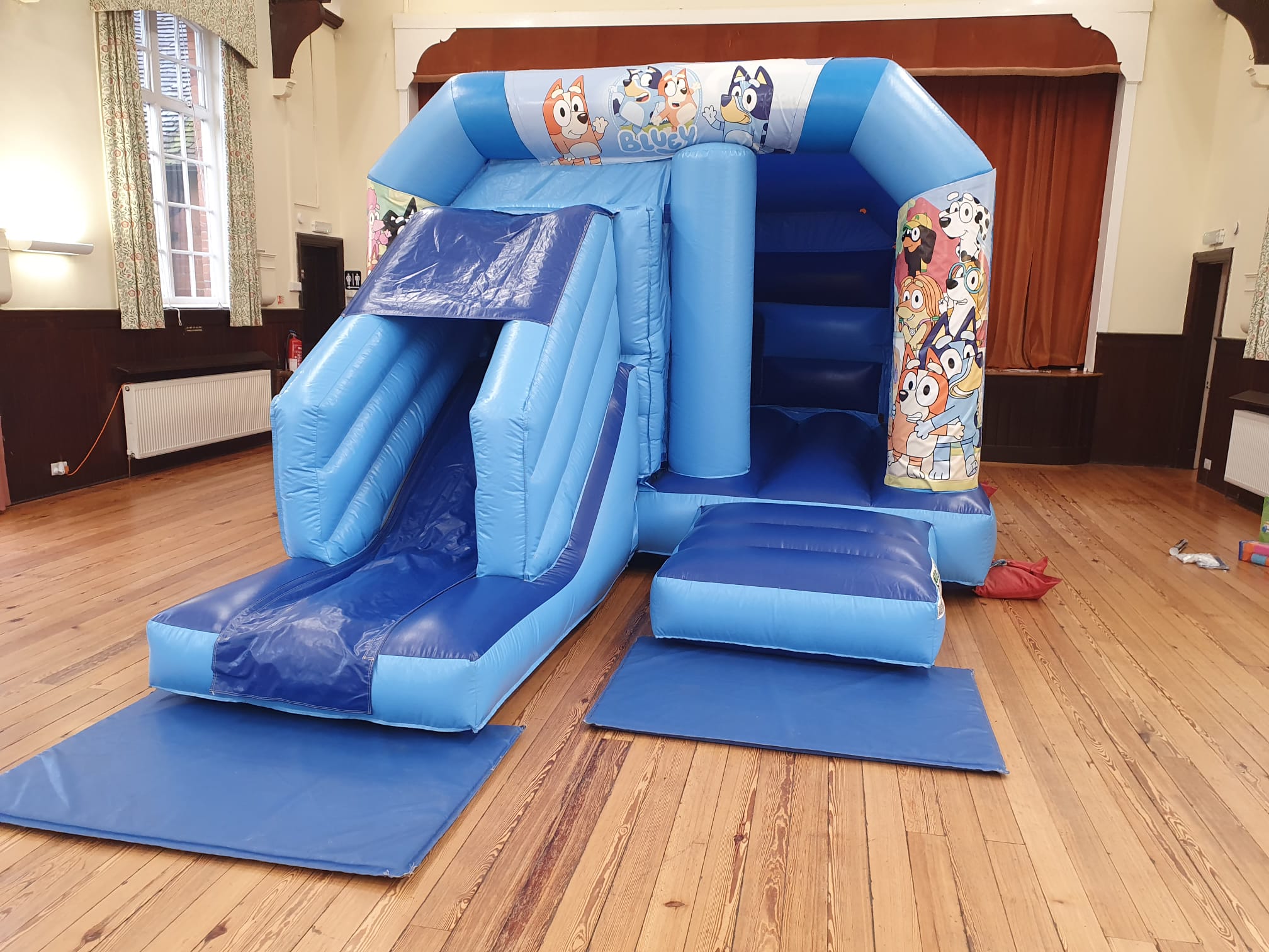 12ft by 18ft Bluey Bounce and slide castle - Bouncy Castle Hire in ...