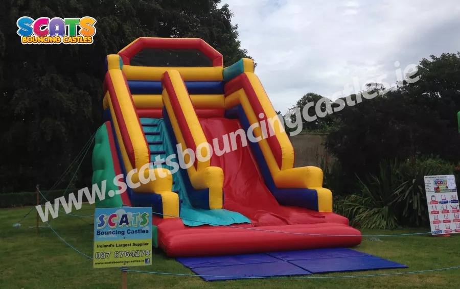19ft Rainbow Mega Slide- SBC72 - Hire in Wexford | Scats Wexford
