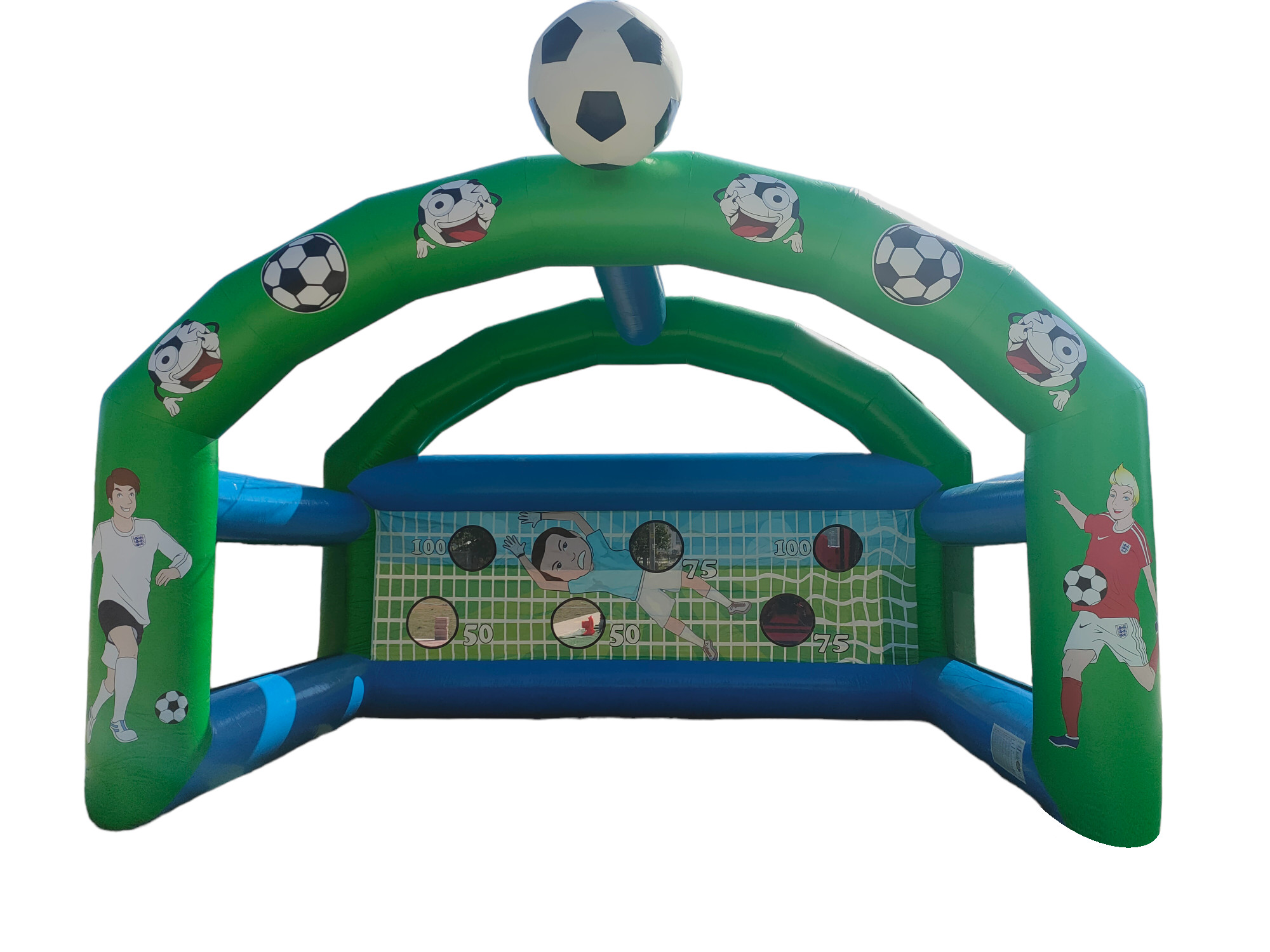 BBOL-232 - 20x13x13ft - XXL Giant arched Football Penalty shootout ...