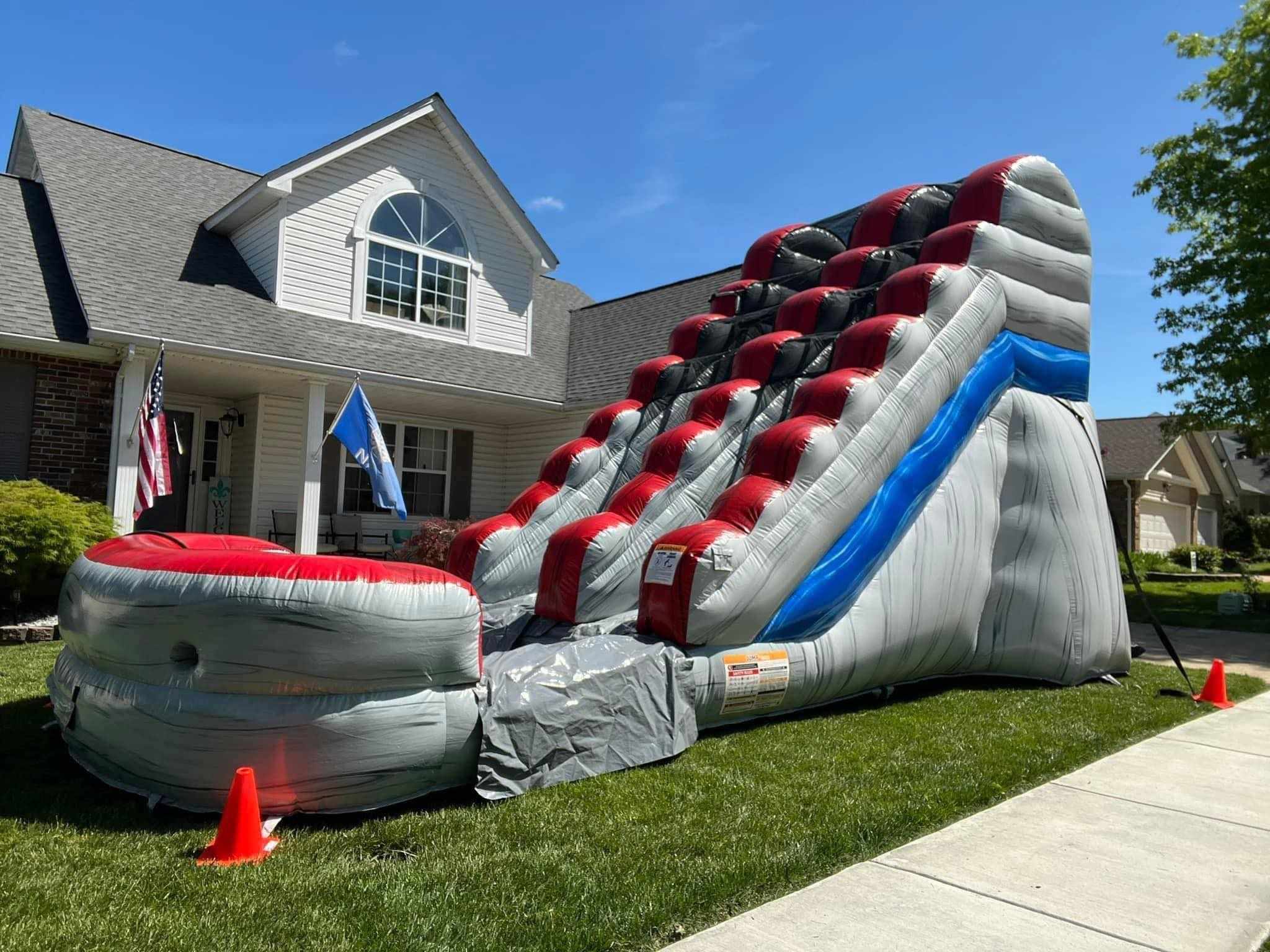 15' Titanium Water Slide with Pool - Inflatable Rentals in Bonne Terre ...