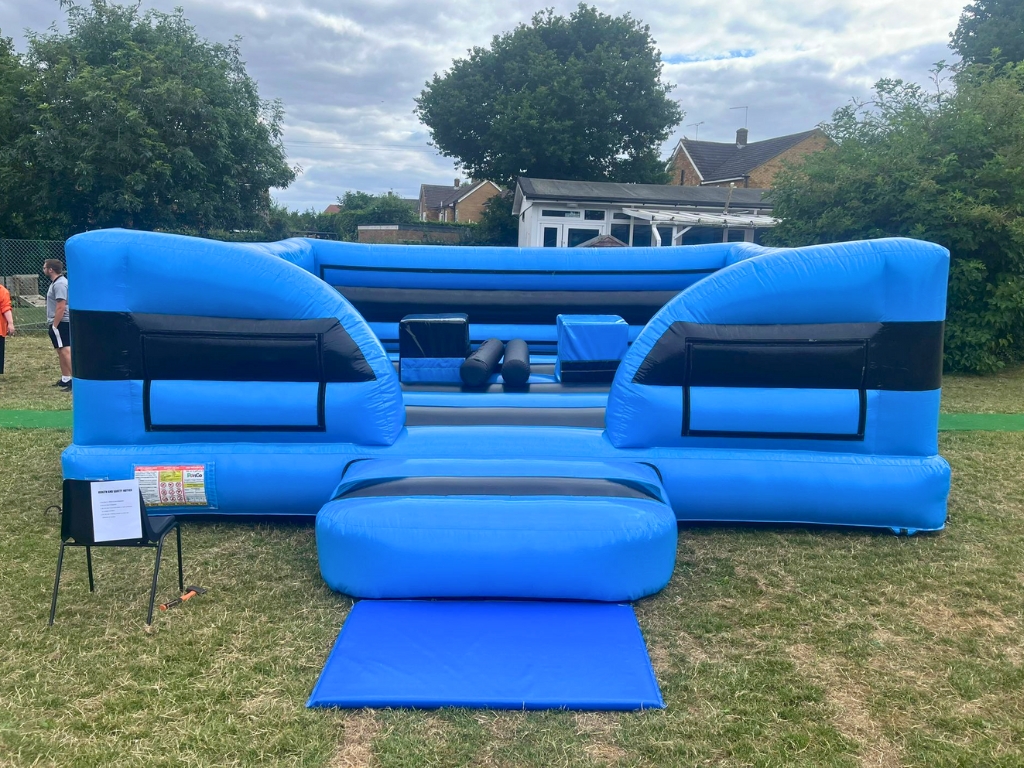 Blue & Black Gladiators inflatable Hire - Inflatable, Bouncy Castle ...