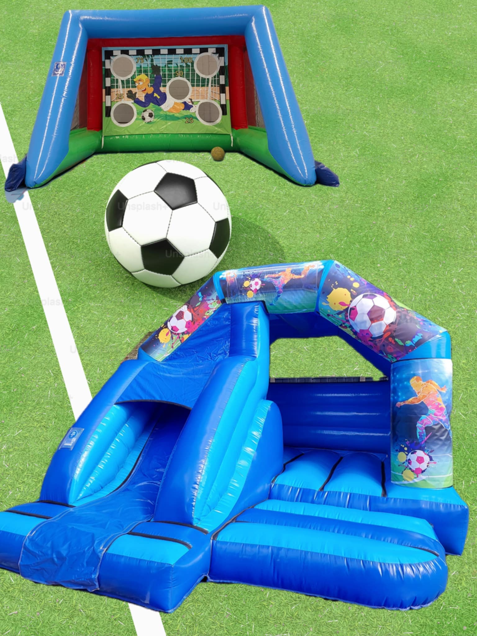 Football Package - Bouncy Castle Hire , Food Machines for hire in ...