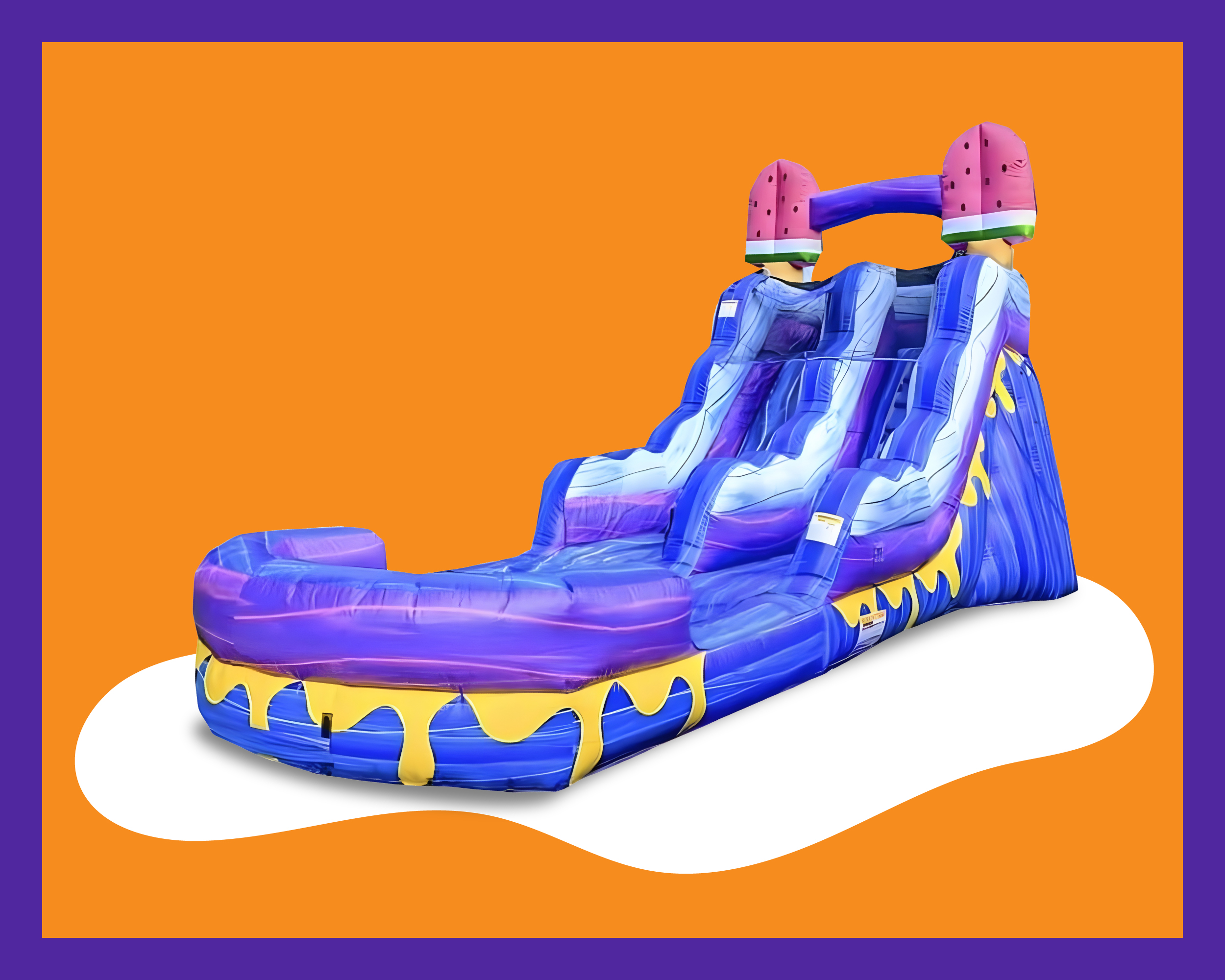15ft MELTING ICE POP WATERSLIDE - Bounce House Rental in Ca | Marvelous ...