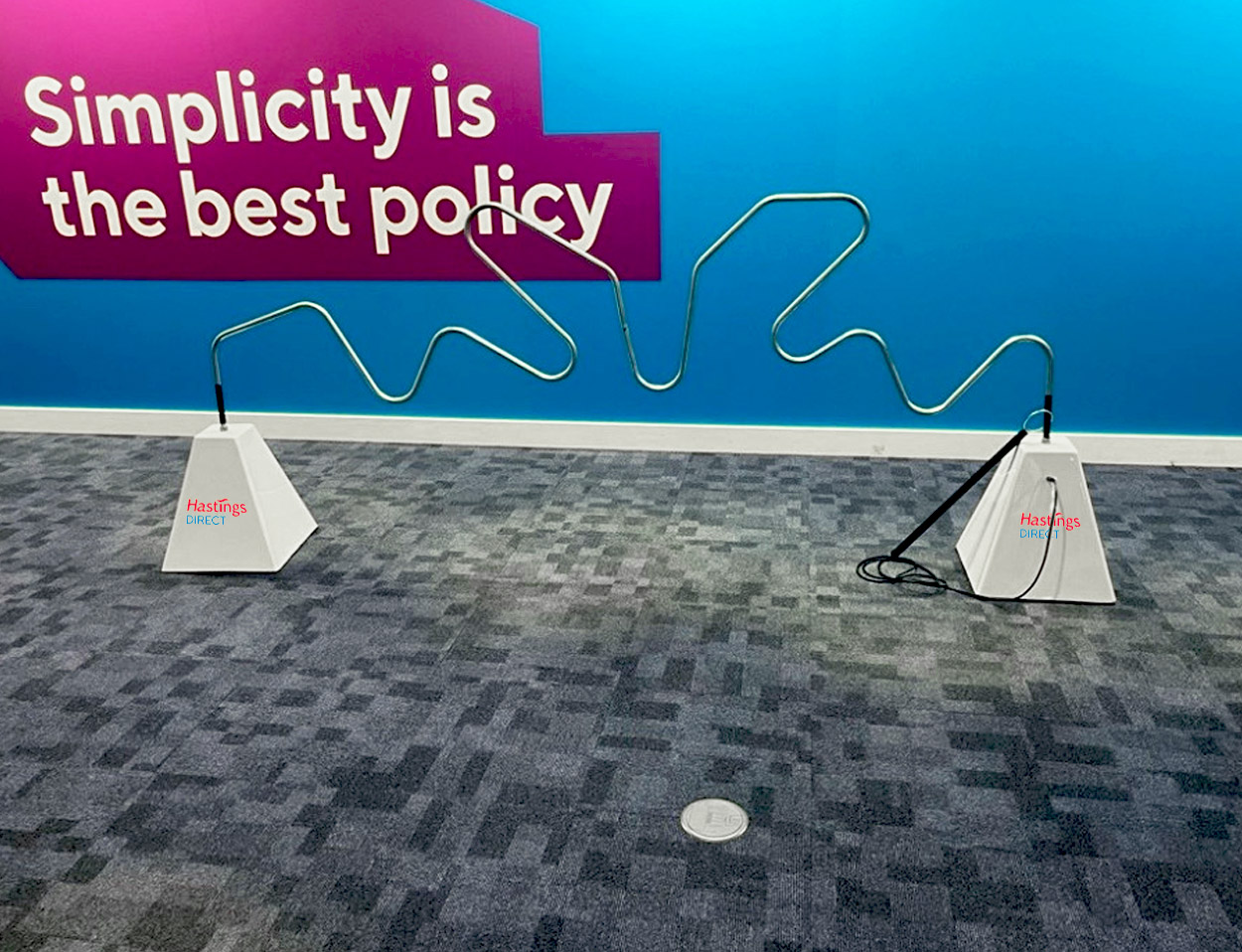 4 Panel Vinyl Stickers on Base Podiums