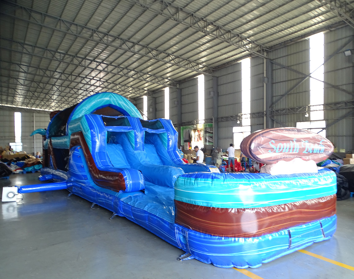 47ft South Beach Obstacle Course Rental | Lansing, MI – Bounce House K