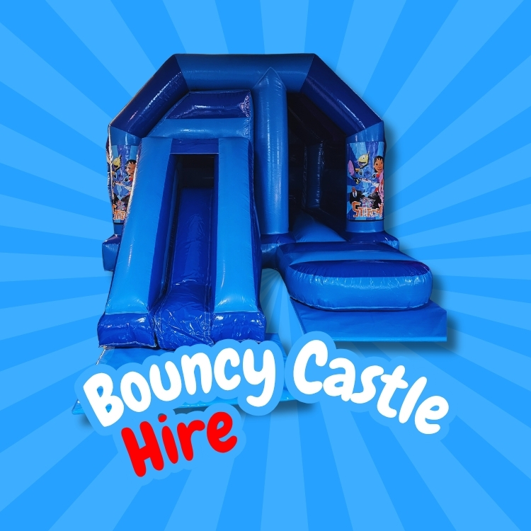 Lilo & Stitch Bouncy Castle with Slide