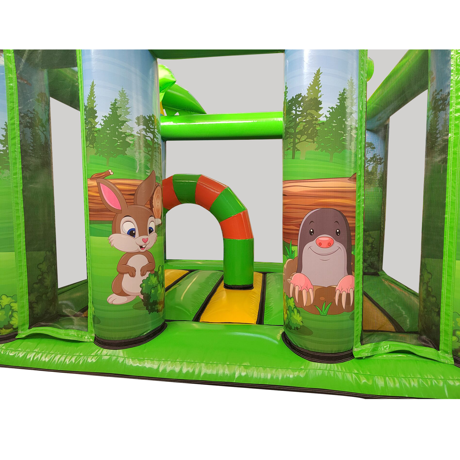 BBOL-034 - 12x10x9ft - Netted Mini Bouncer (Woodlands Deluxe) - Bouncy ...