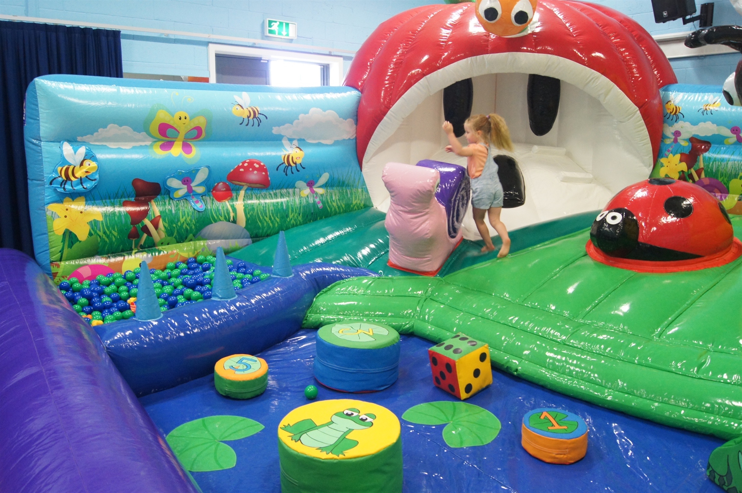 20ftx20ft Big Bouncy Bug Bed - Bouncy Castle Hire in Chichester & West ...