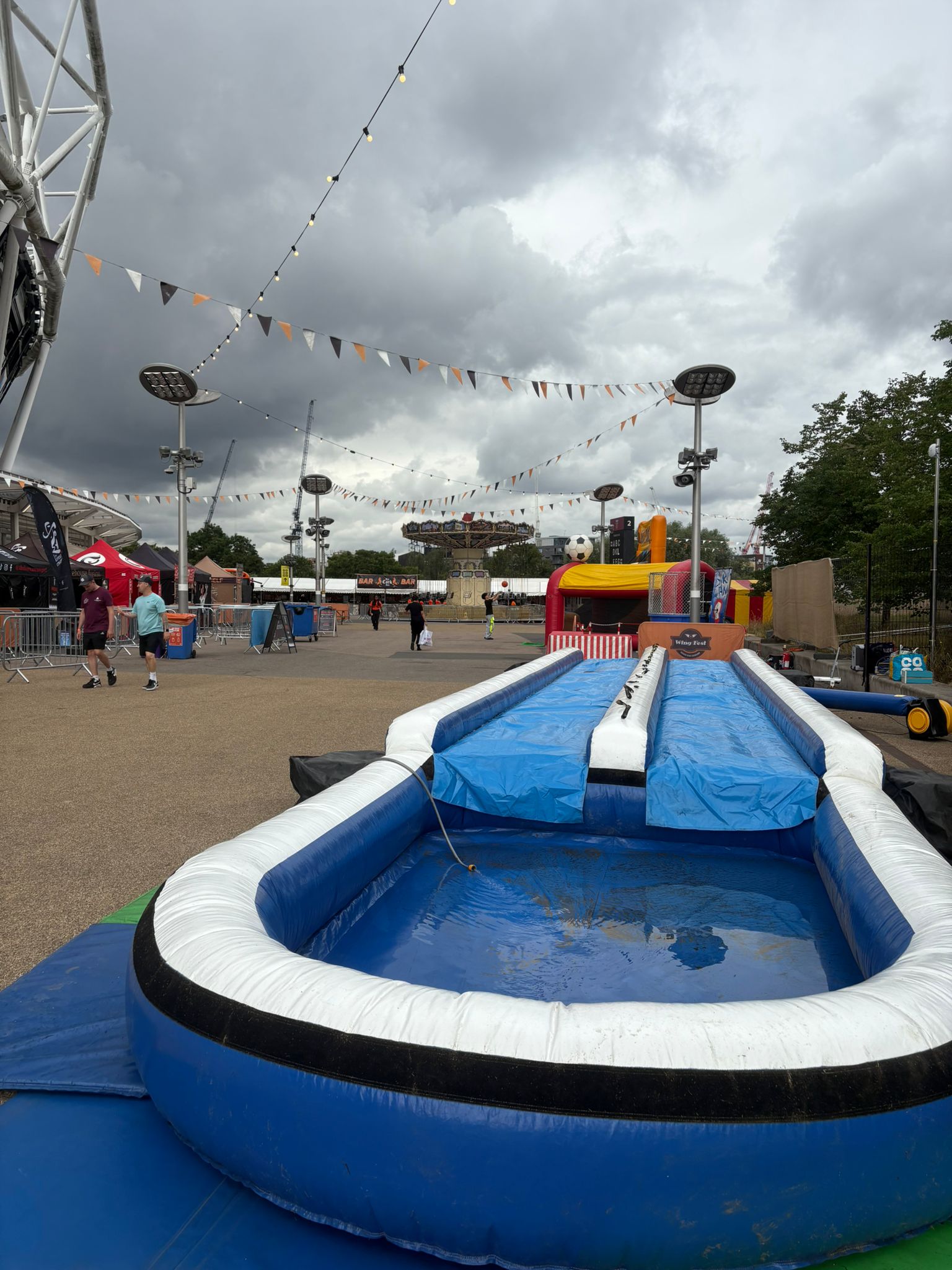Slip And Slide Water Chute Hire Essex & London, 30ft Long