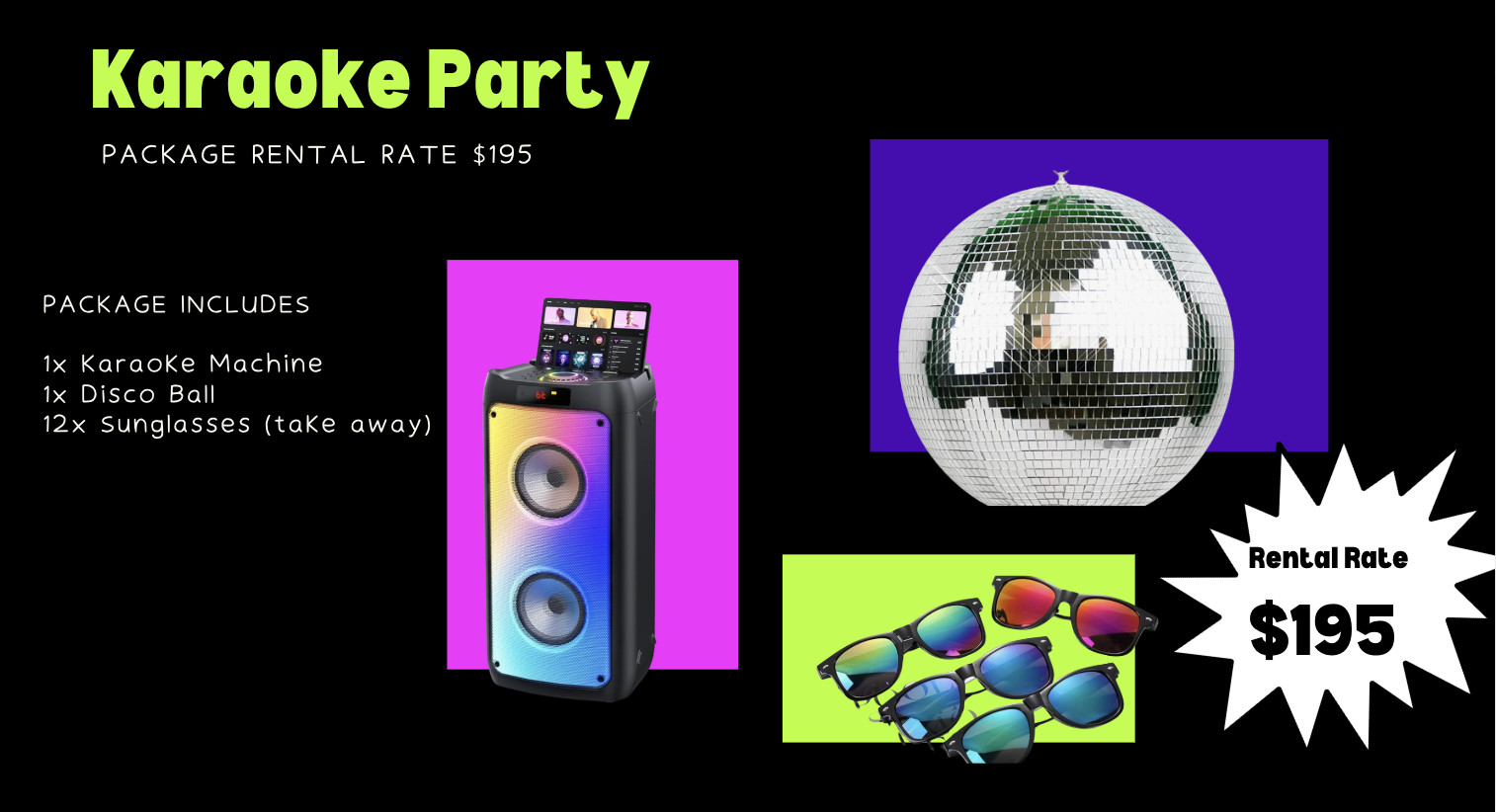 DYI Birthday Party Packages - Hire in Calgary | Bounce it! Party Rentals