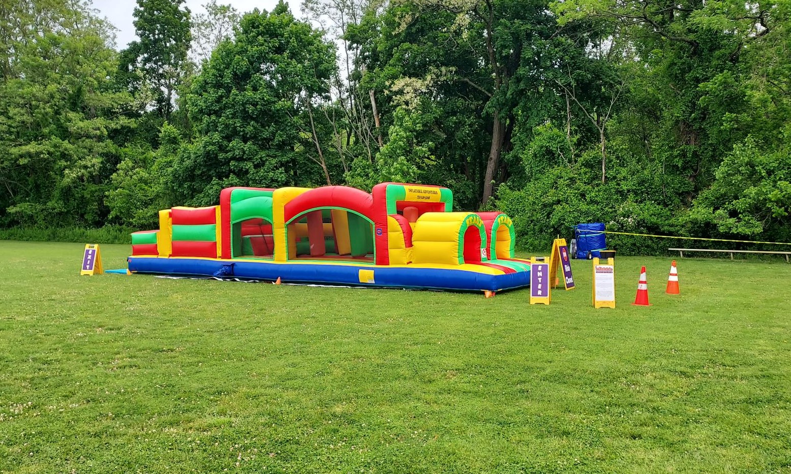 Race Through our Exciting 40ft Obstacle Course