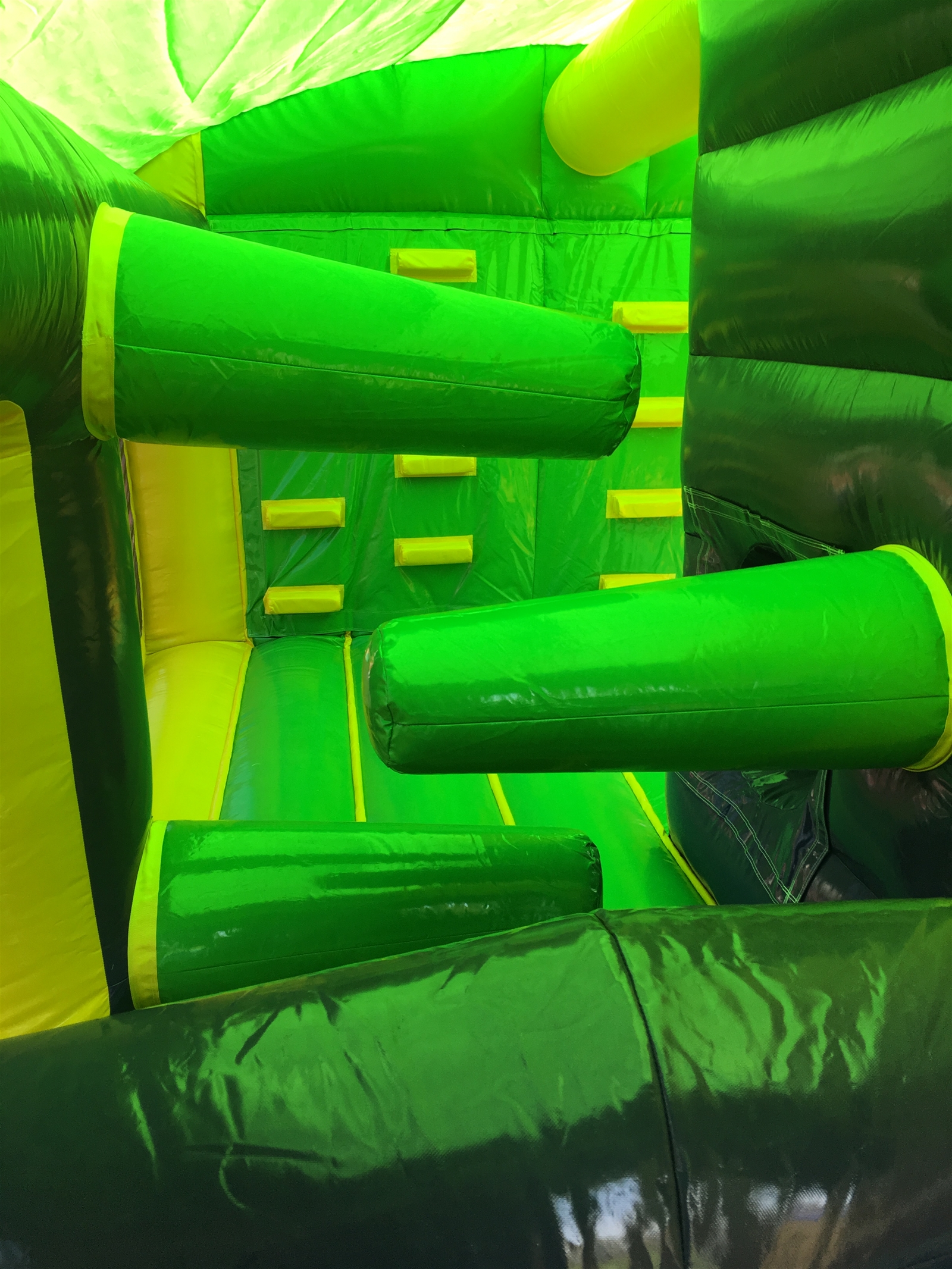 Jungle Adventure Obstacle Jump and Slide - Bouncy castle & Fairground ...