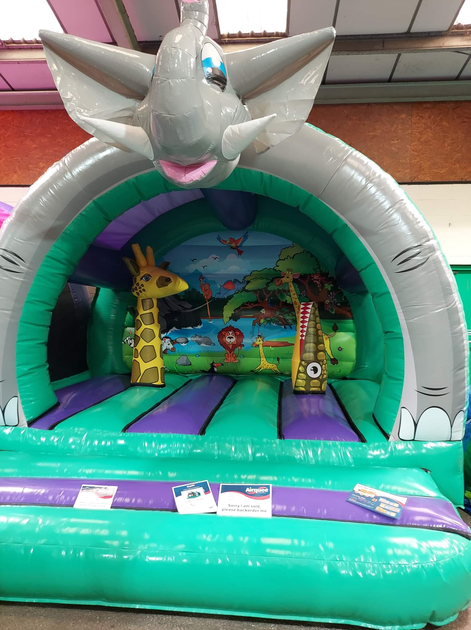 Curved 3D Jungle Castle - Bouncy Castle Hire in Nottinghamshire/Derby ...
