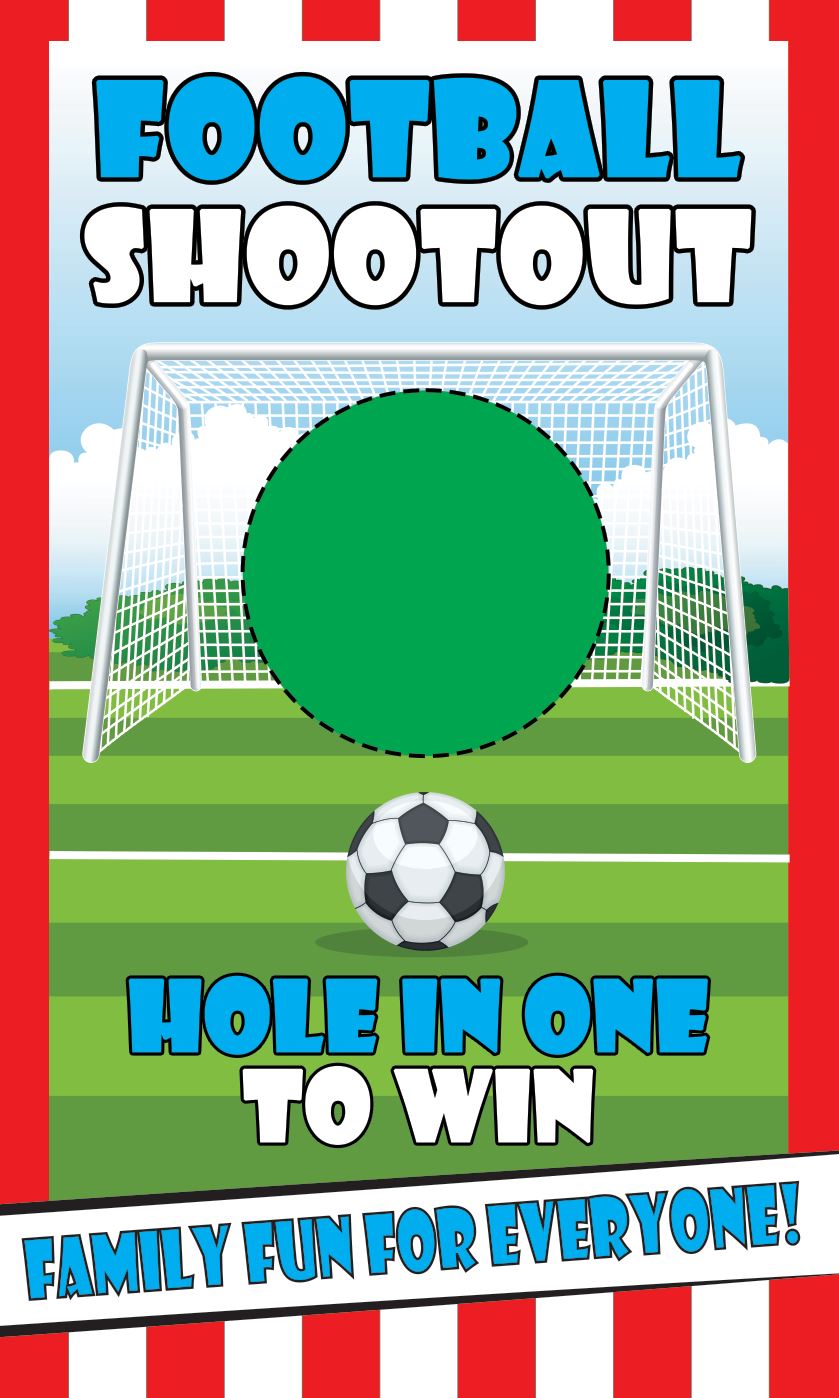 Football Shootout - Funfair games/ Carnival games & stall sales uk in ...