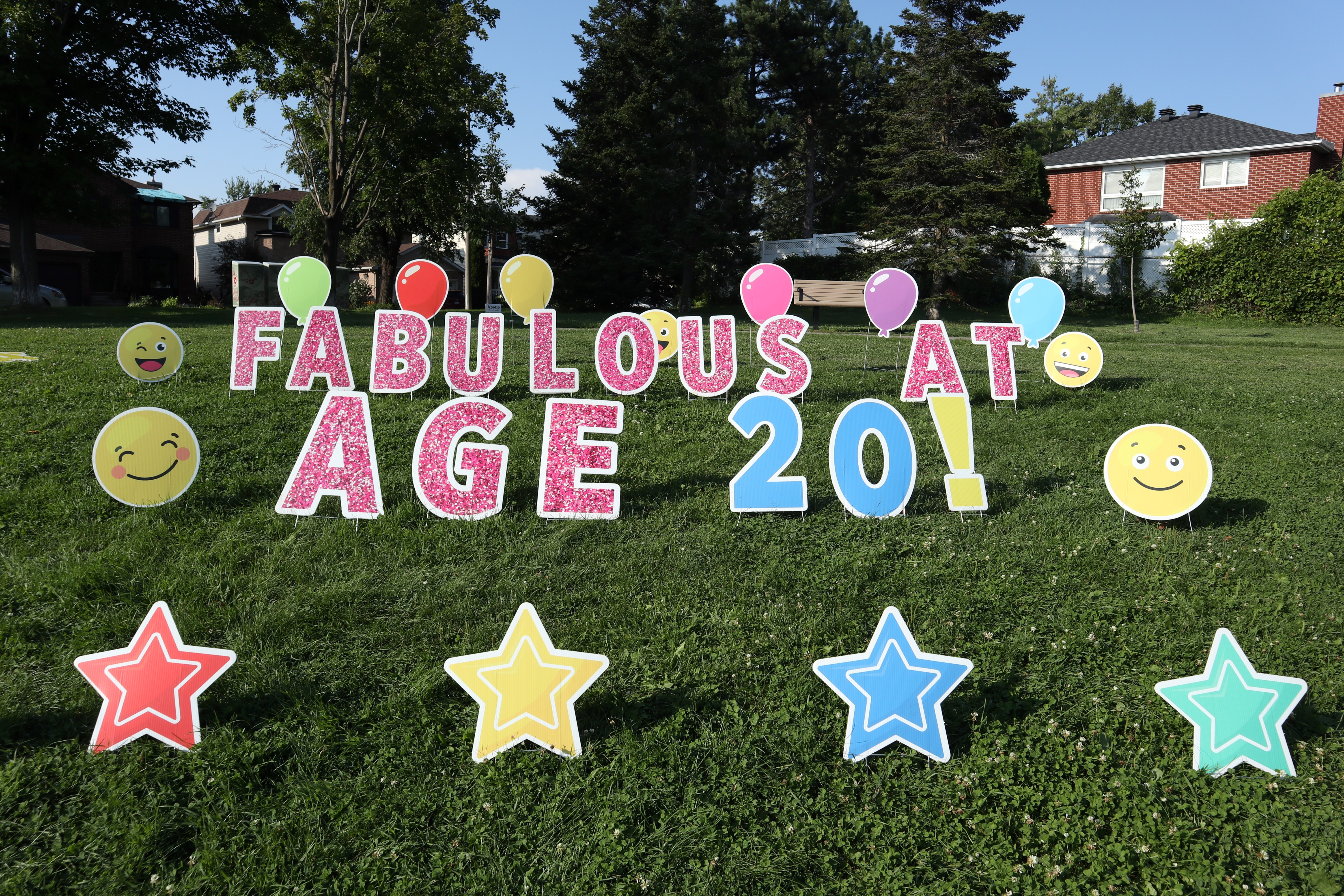 FABULOUS AT AGE 20! - Lawn Sign Rental in Ottawa Region | CARD the YARD ...