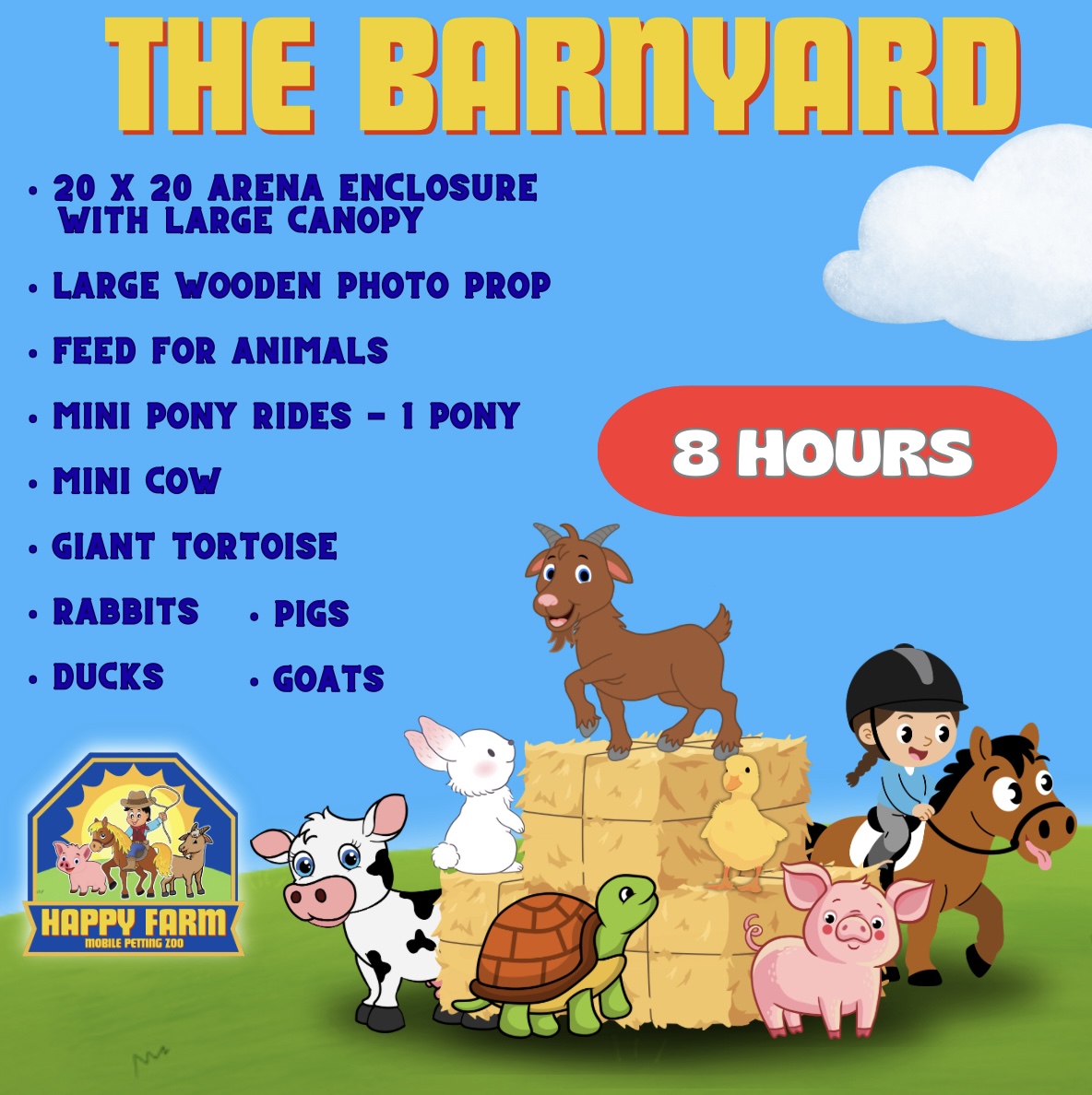The Barnyard - 8 Hours - Best Mobile Petting Zoo | Huntsville Tx ...