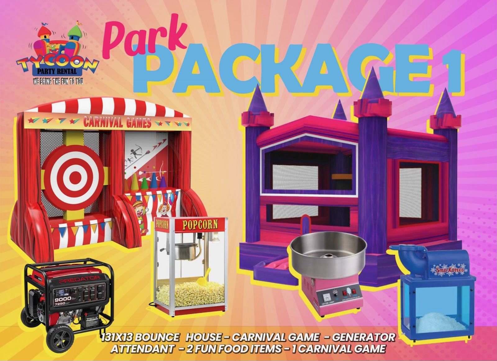 Bounce House - Hire in florida | Tycoon Party Rental