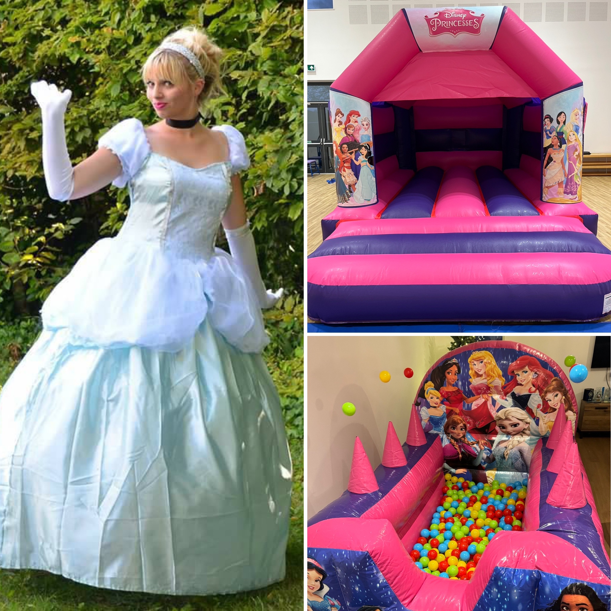 The Ultimate Princess Package - Hire in North Devon | Barnstaple Bouncy ...
