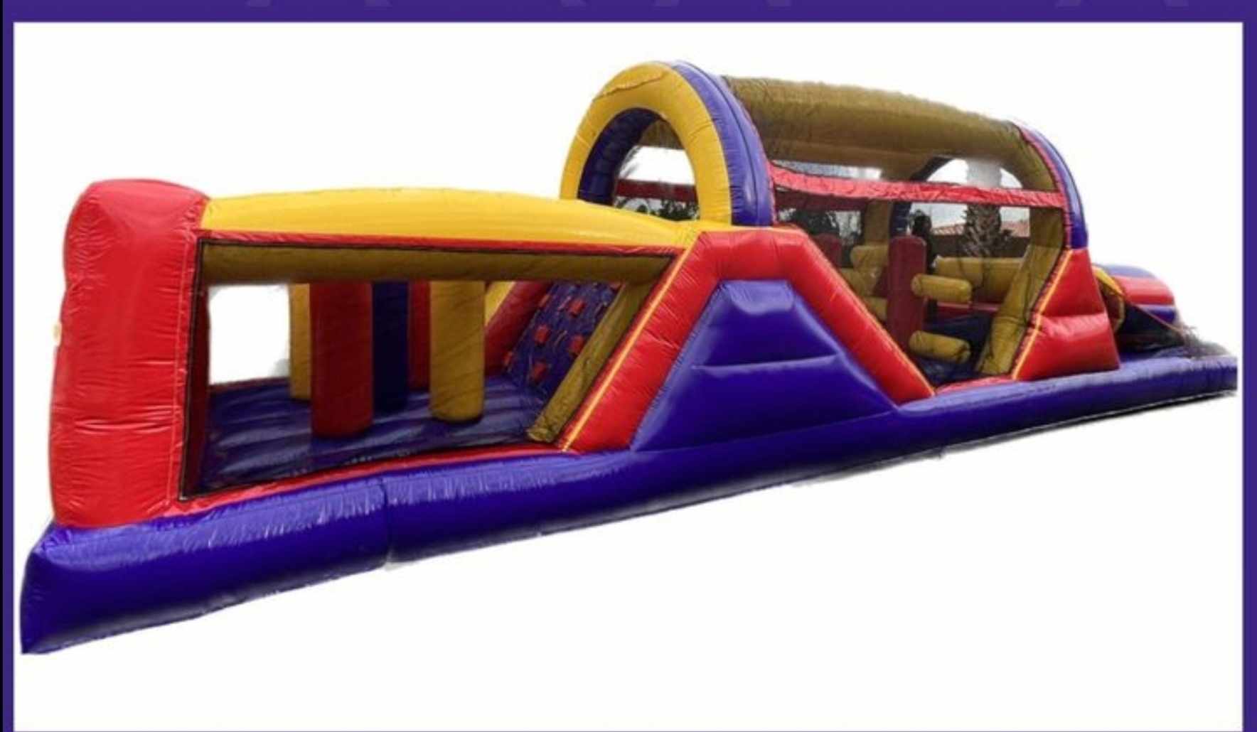 40ft Backyard Obstacle Course - Bounce house Rentals in Perris ...