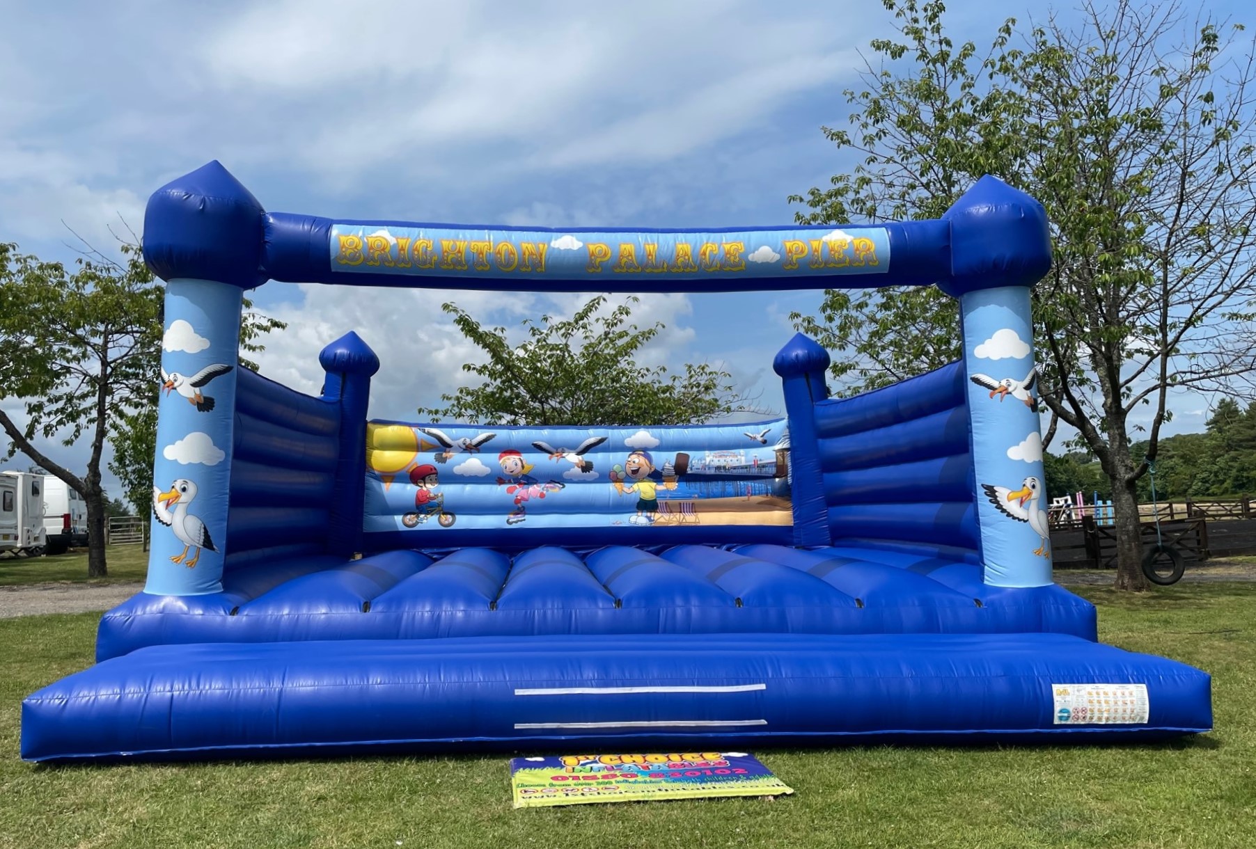 Adult Bouncy Castle Beach theme 25ft x 25ft THE BIG ONE! - Bouncy ...