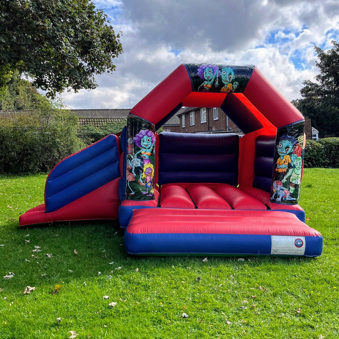 Ghoulish Halloween Castle Slide / Combo - Inflatable, Bouncy Castle ...