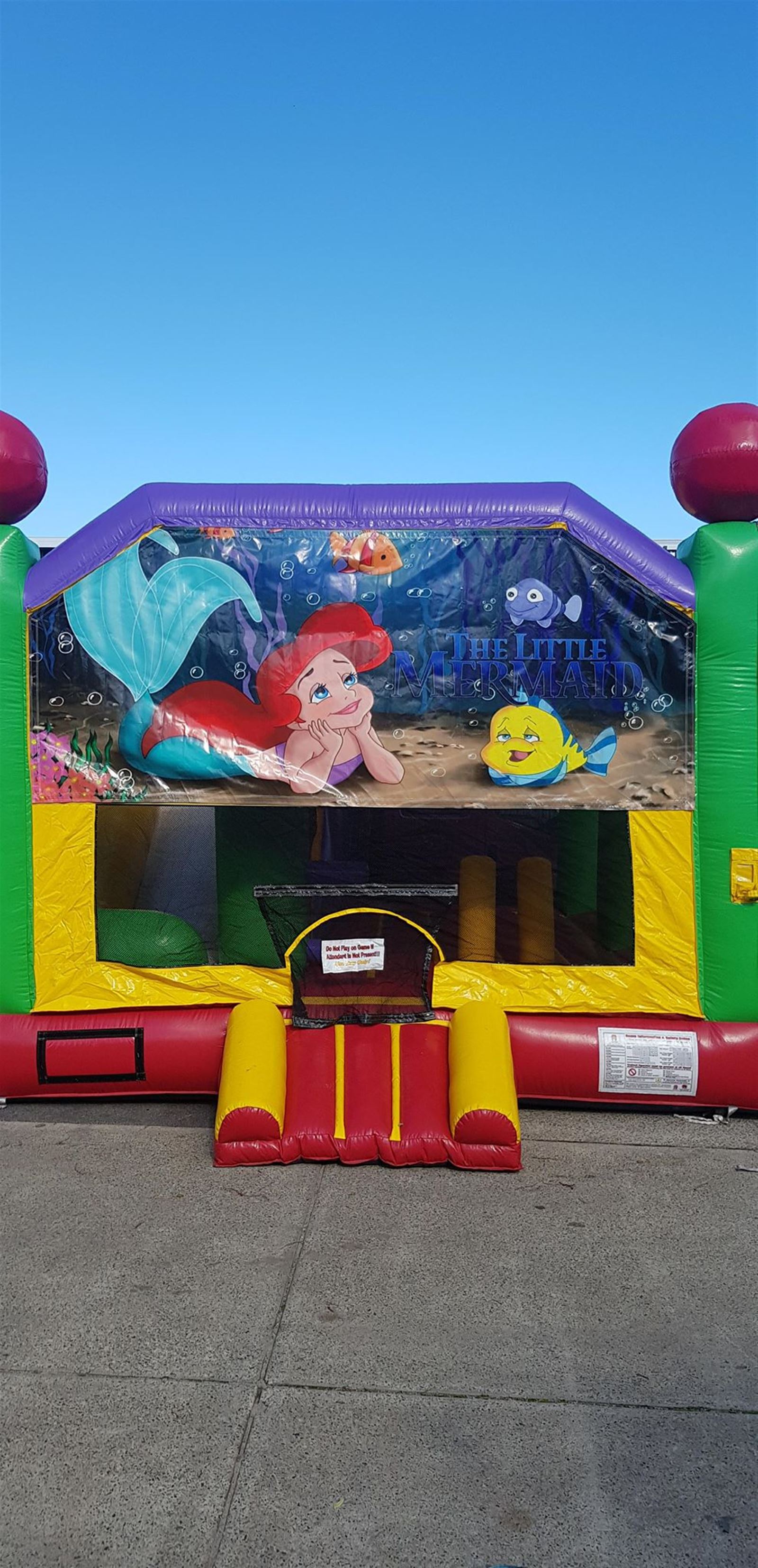 Mermaid Themed Bouncy Castle Hire