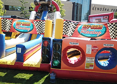 Off-Road Obstacle Course - Rentals in Wisconsion | Blue Sky Inflatables ...