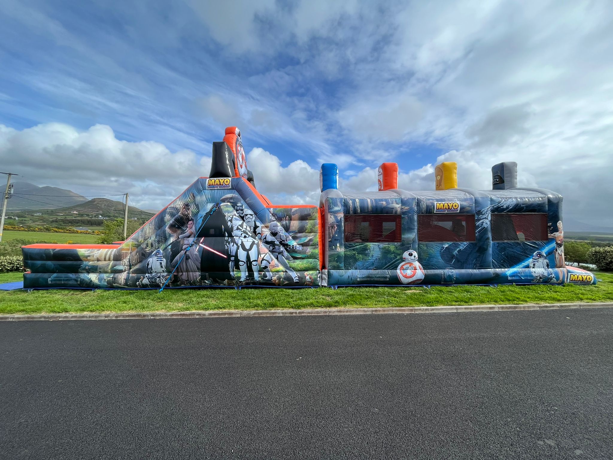 52ft Giant Star Wars Obstacle Course - Bouncy Castle Hire in Mayo ...