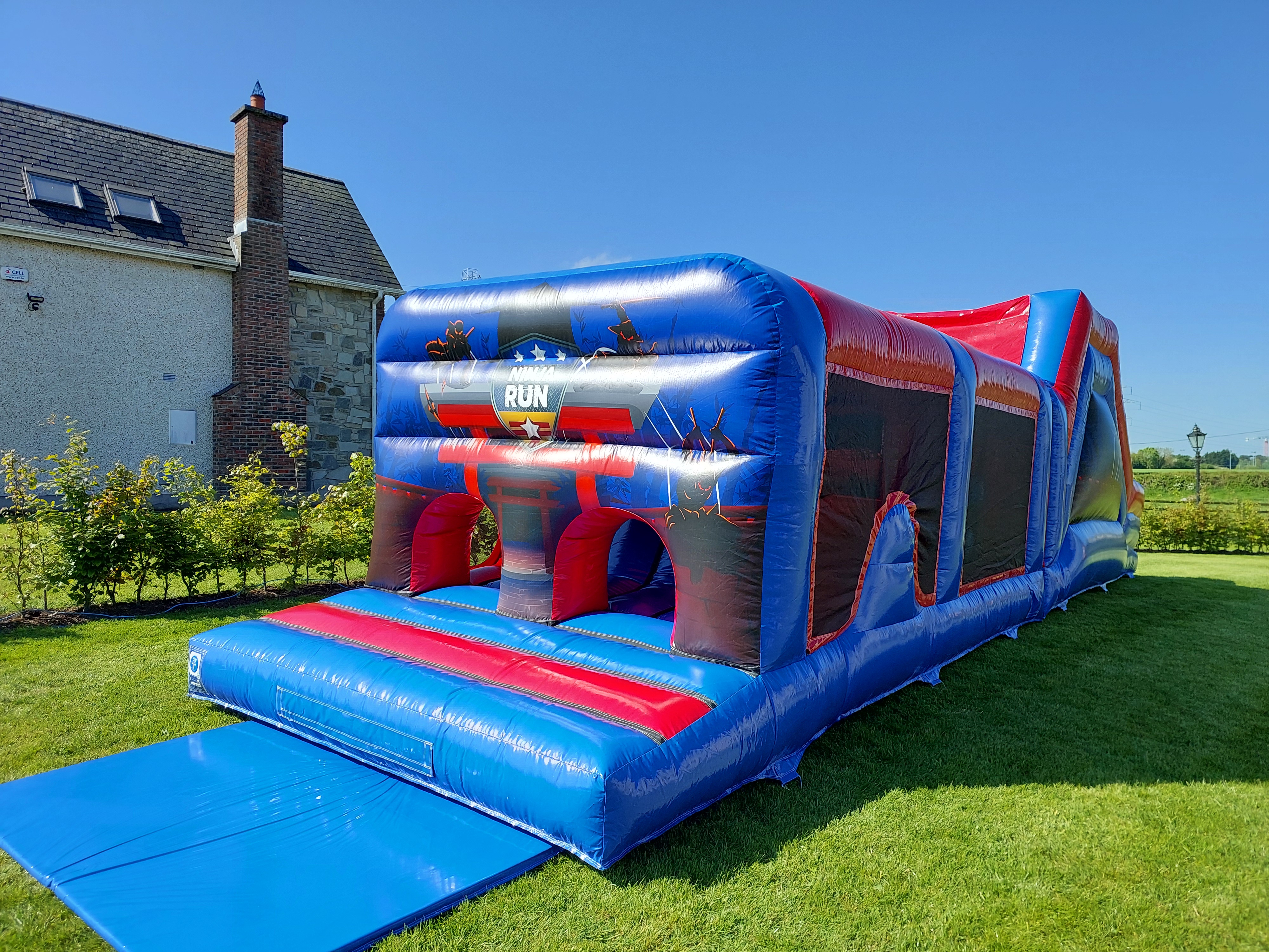 44ftx12ft Ninja Run Obstacle Course - Bouncy Castle Hire , Food ...