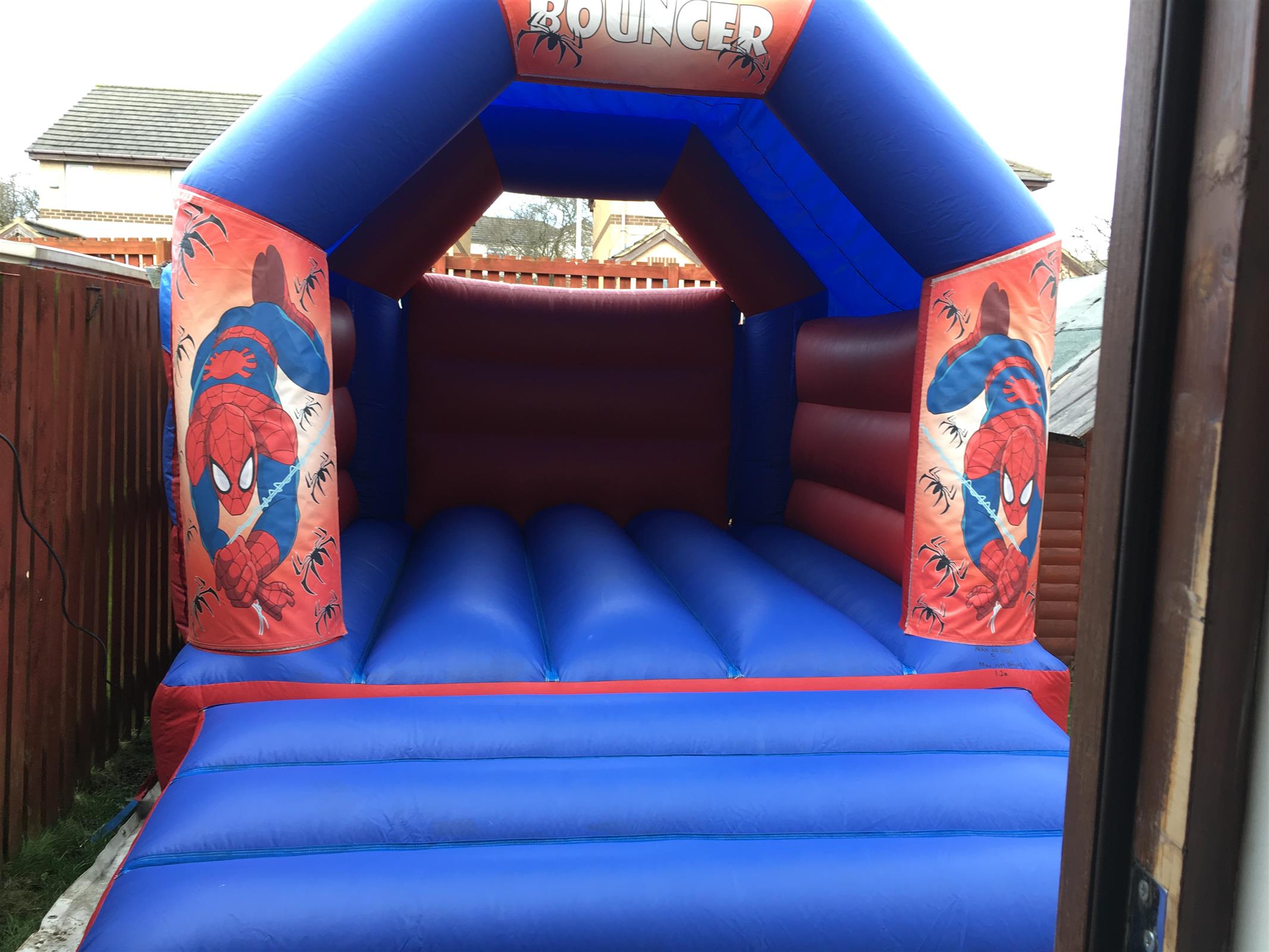 Spider man bouncy castle