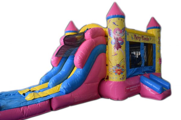 Double Slides Fairy Bounce - Bouncy Castle & Waterside Hire in Auckland ...
