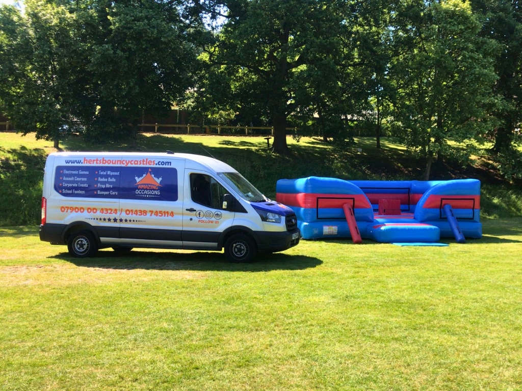 Gladiators inflatable Hire - Inflatable, Bouncy Castle, Entertainment ...