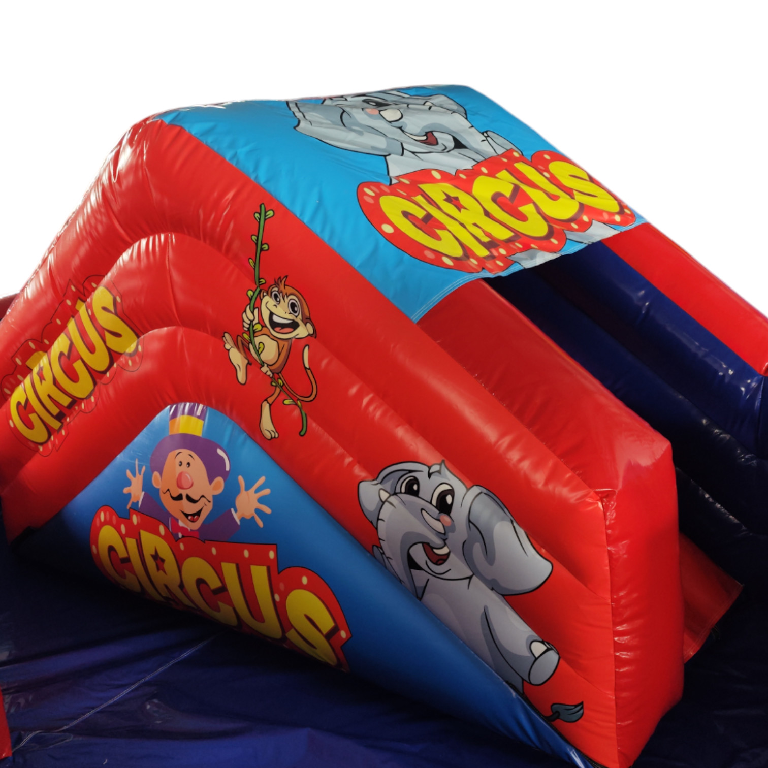 BBOL-116 - 15x15x6.5ft - Playpark - (Red & Blue Circus) - Bouncy Castle ...