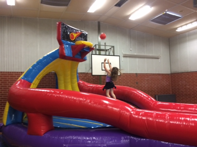 Slam Dunk- Interactive basketball inflatable hire Adelaide