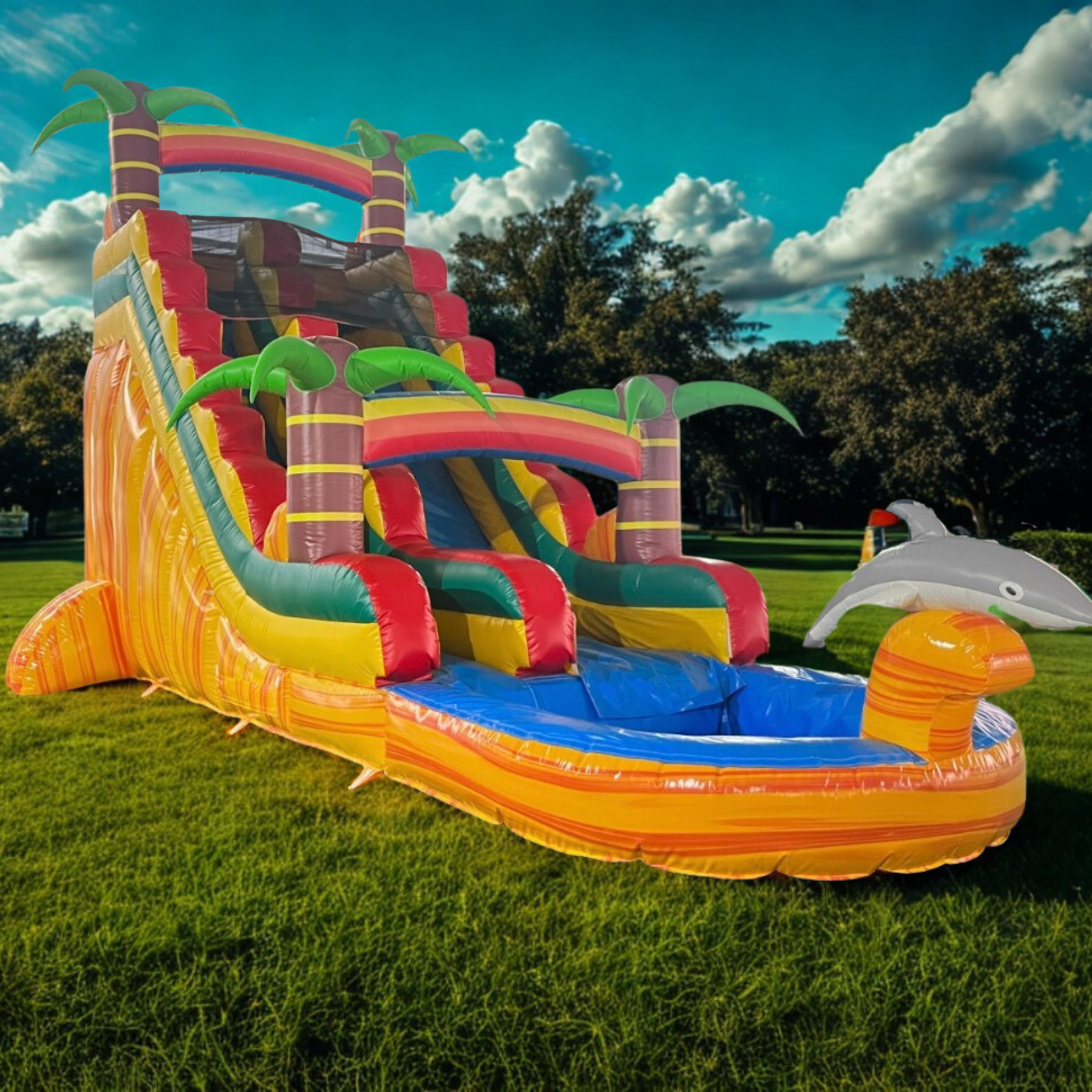 Water Slides/Dry Slides - Bounce House Rentals in Portland, TN | Party ...