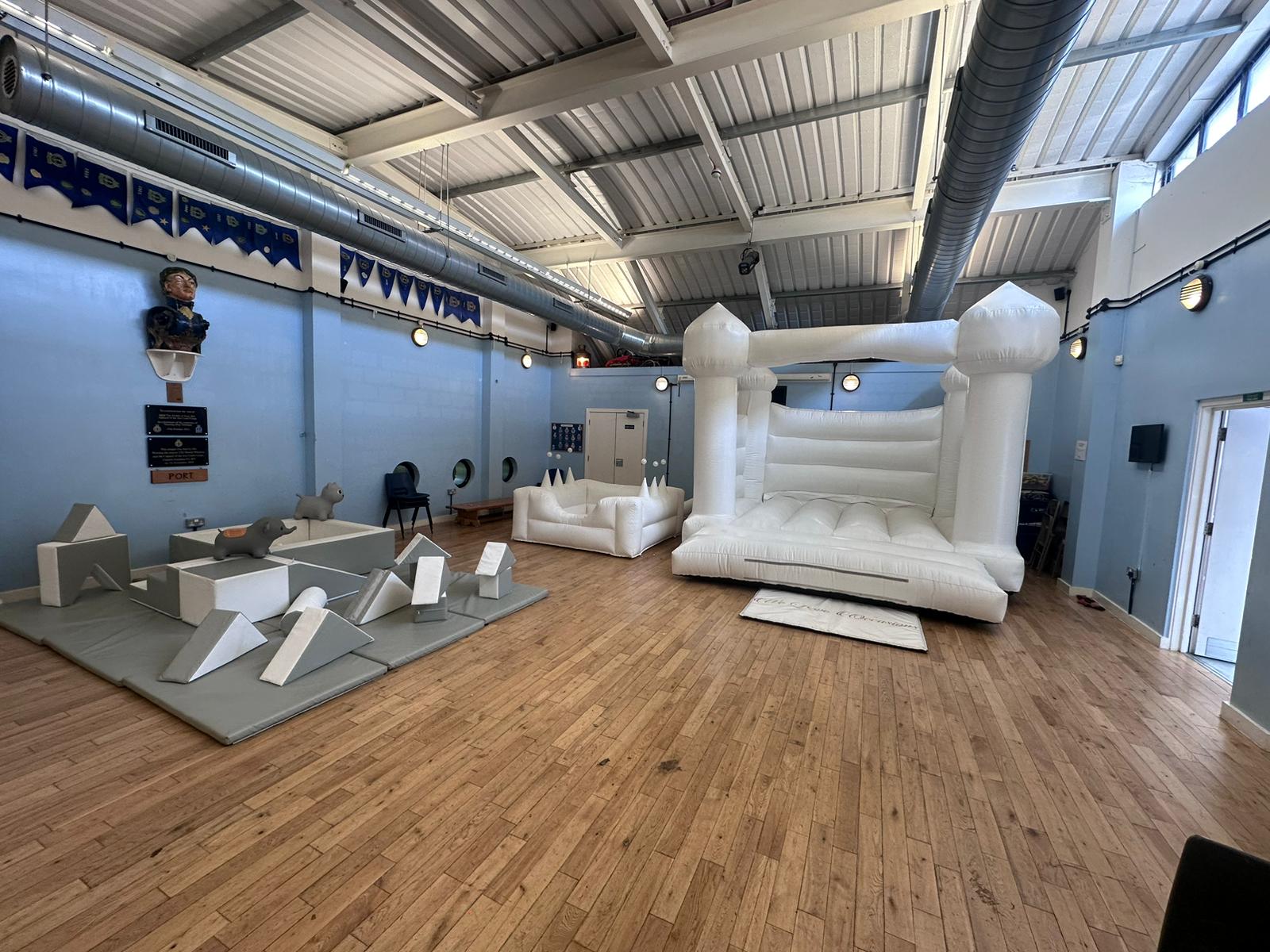 White Bouncy Castle - Event Entertainment in London | We Love Occasions