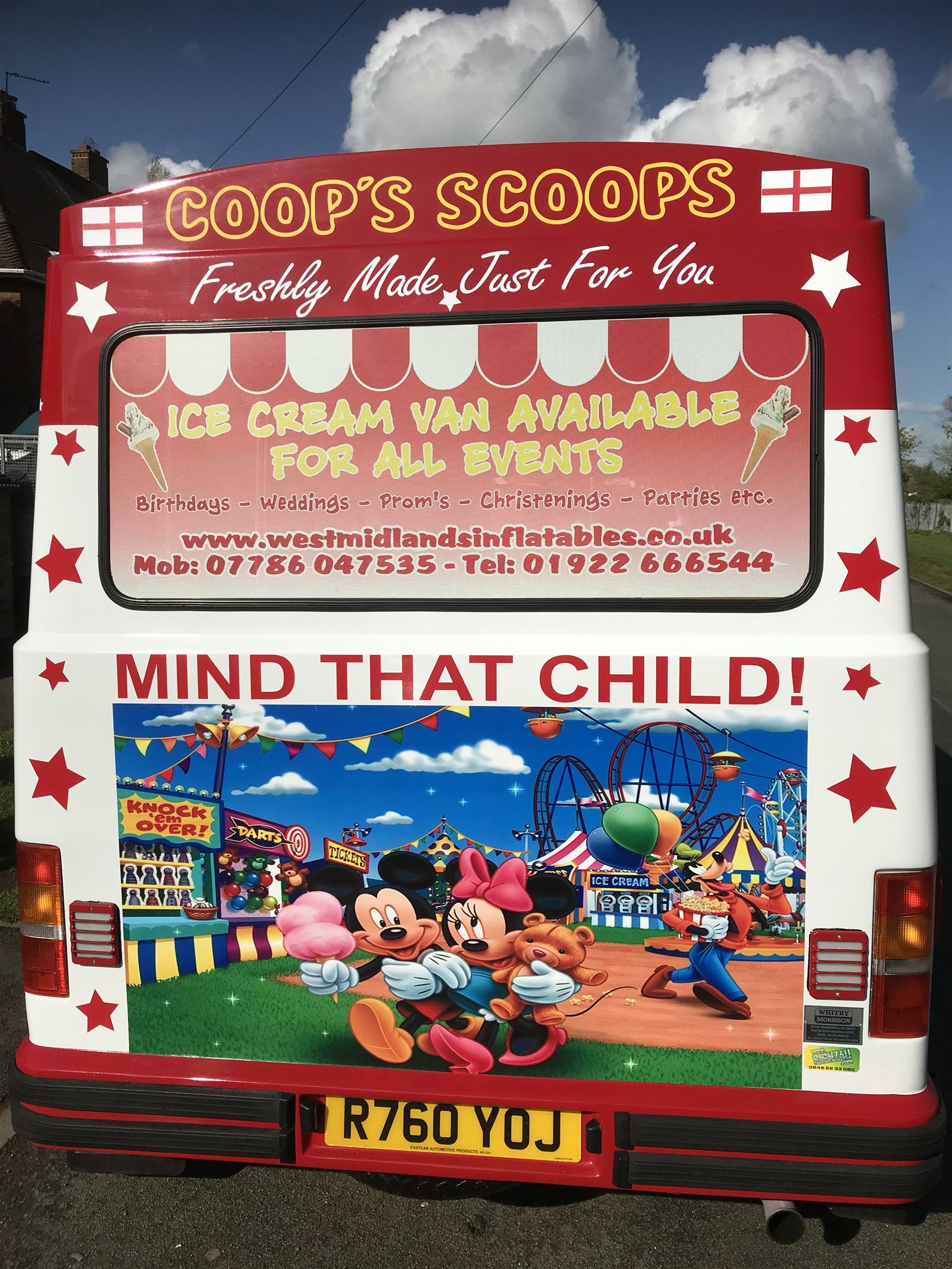 Ice Cream Van - Bouncy Castles in West Midlands, Cannock, Walsall ...