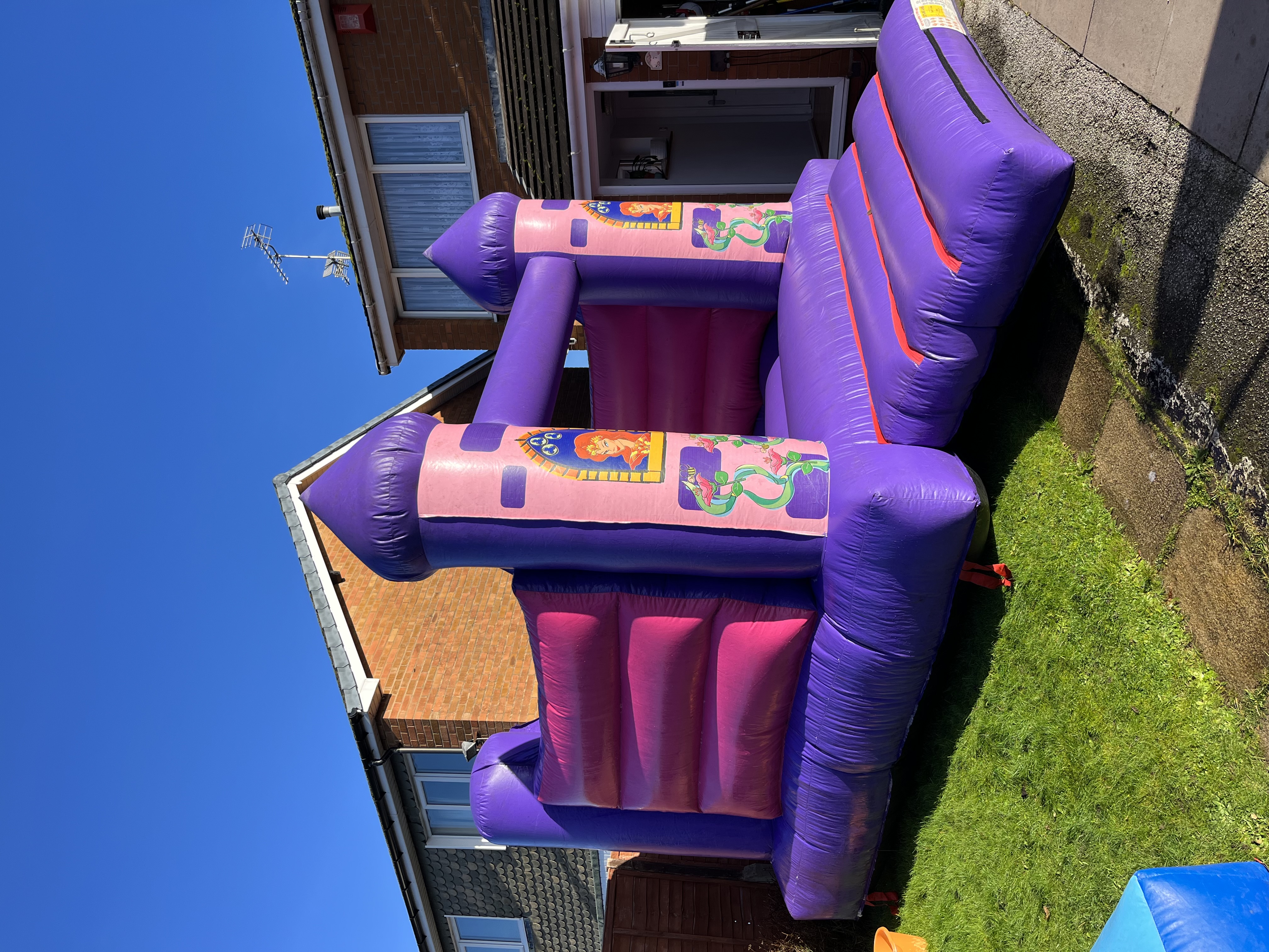 15x12 princess bouncy castle (purple) - Bouncy Castle Hire in ...