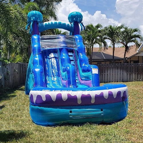 15 Ft Electric Jellyfish Slide with Pool - Party Rentals and Events in ...