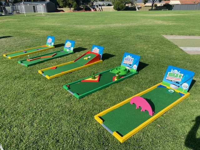 Mobile 18 Hole Mini Golf Course Hire Adelaide